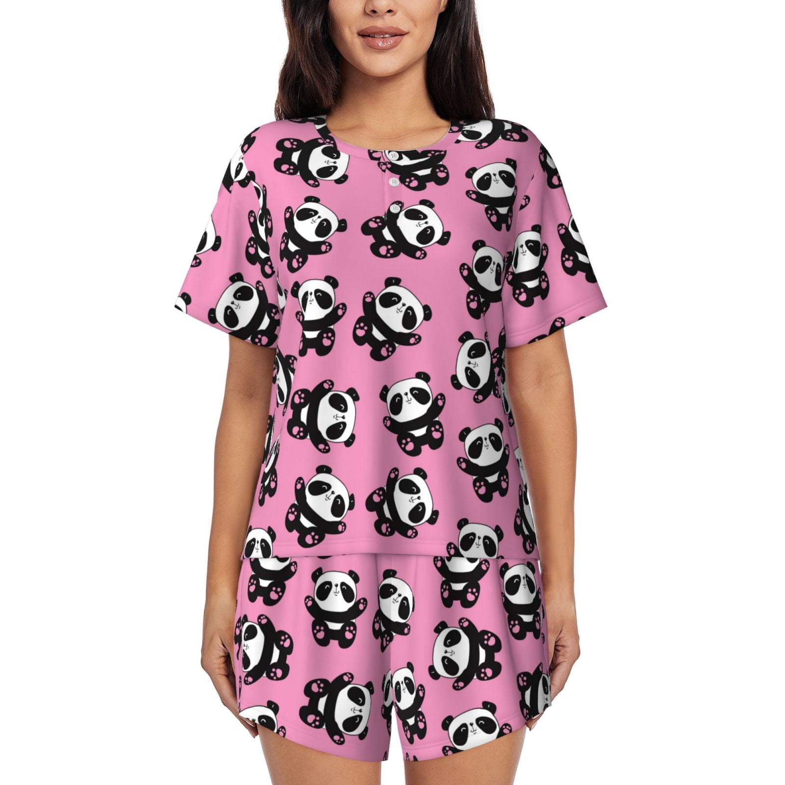 Xecao Cute Panda print Swimsuit for women, Summer-ready, sporty style ...