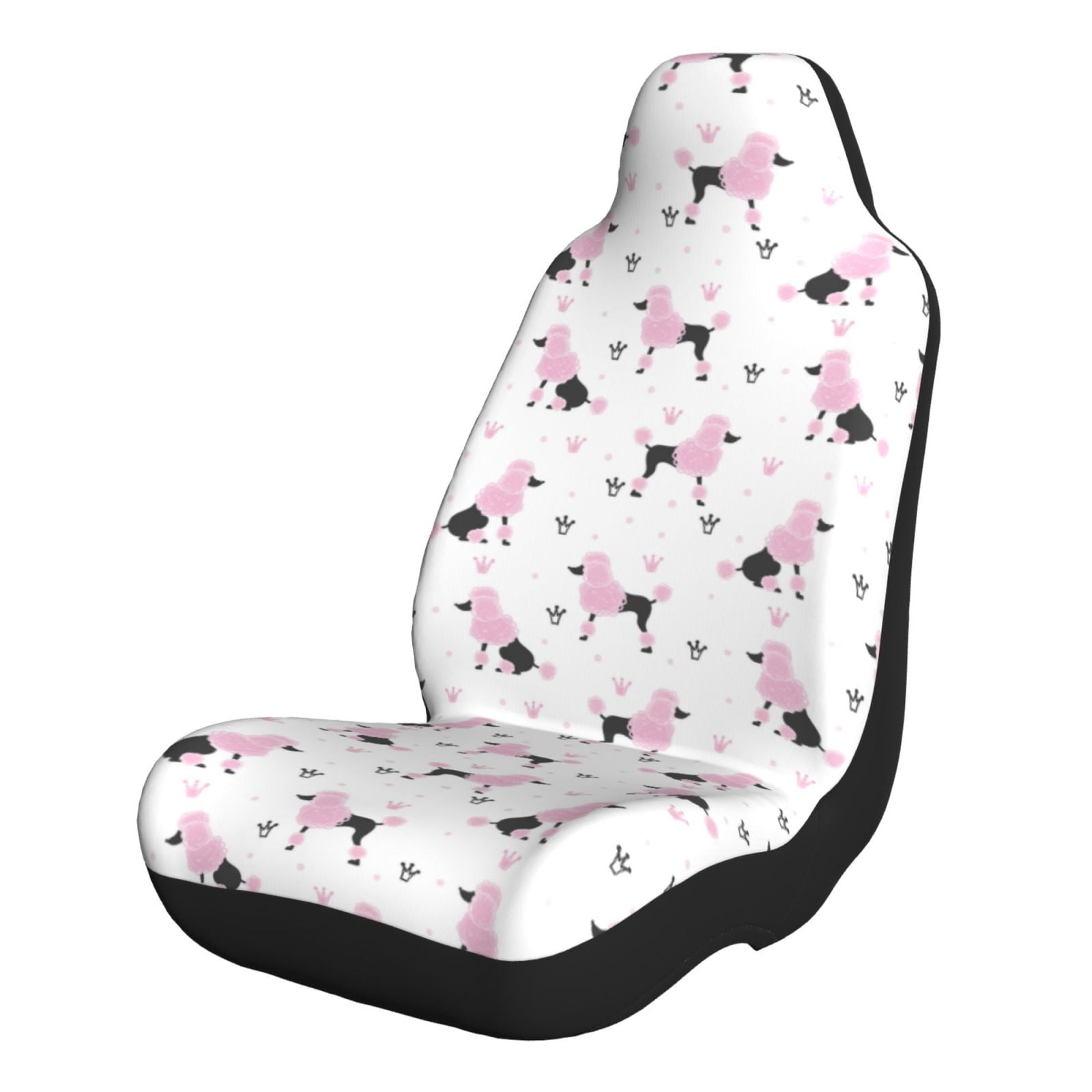 Xecao Cute Poodle Dog for Automotive Seat Covers for Cars Trucks and ...