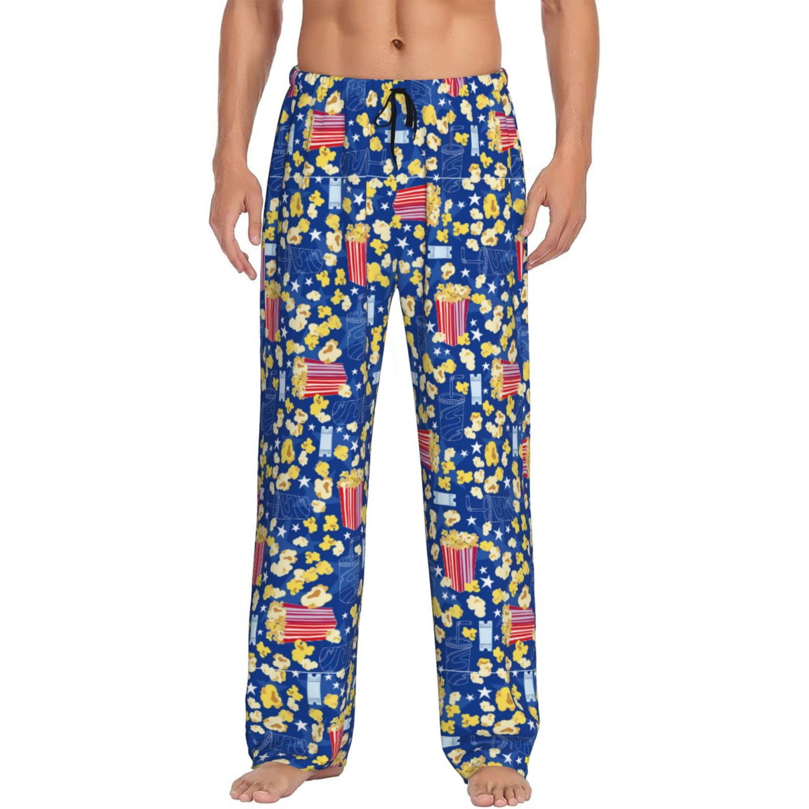 Xecao Cute Popcorn Men's Straight Lounge Pajama Pants: The Ultimate in ...