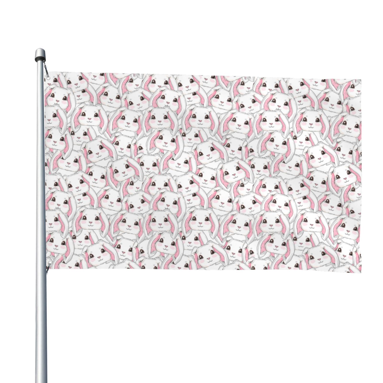 Xecao Cute Rabbit for Longest Lasting Flag, Made From Polyester, UV ...