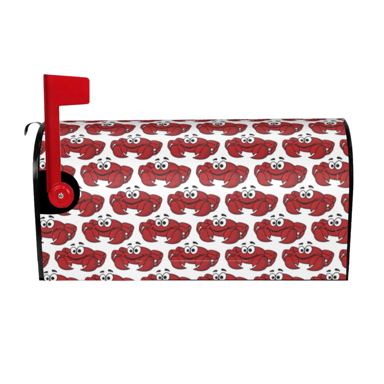 Xecao Cute Red Crab for Mailbox Cover with Magnetic Strips, Waterproof ...