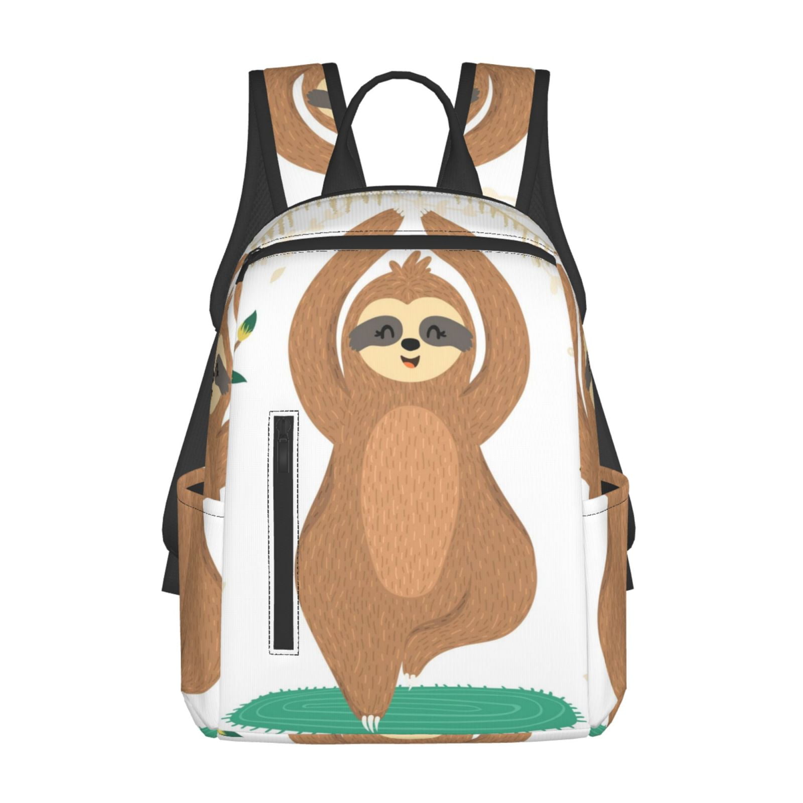 Xecao Cute Sloth In Yoga Pose Tree print Backpack For women men ...