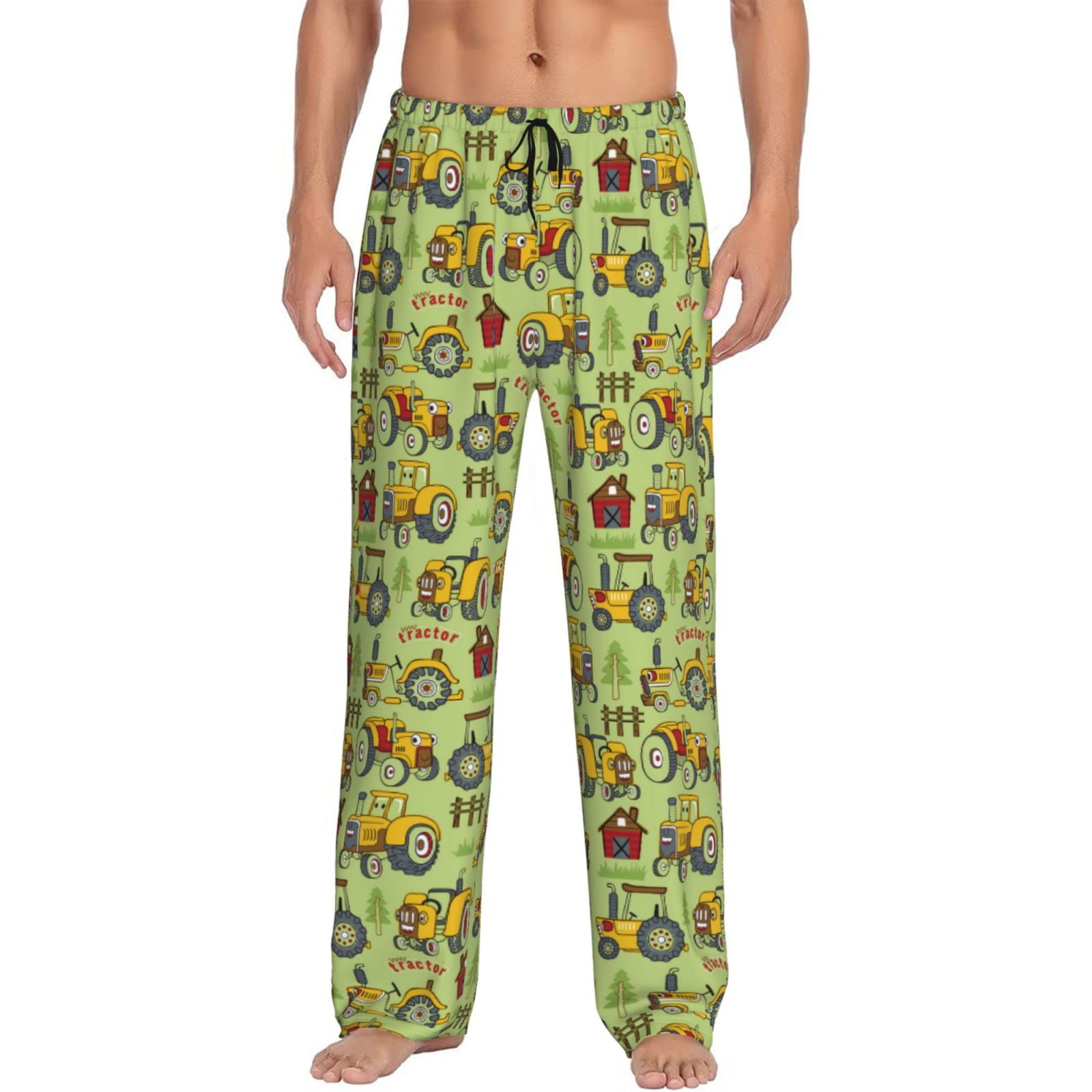 Xecao Cute Tractor Men's Straight Lounge Pajama Pants: The Ultimate in ...