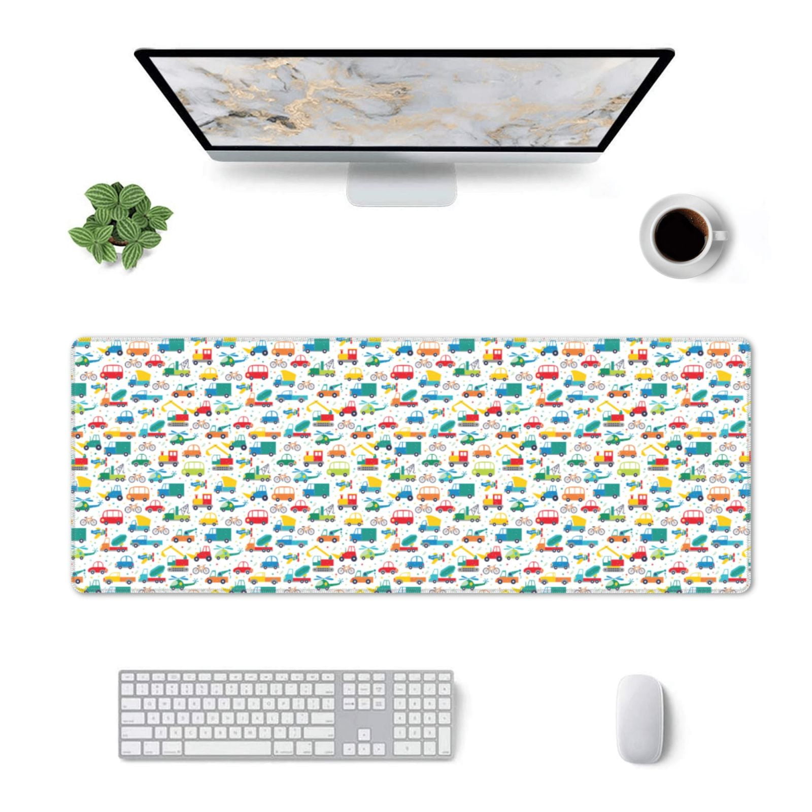 Xecao Cute Transport for Mouse Pad - Waterproof Extended Contour Mouse ...