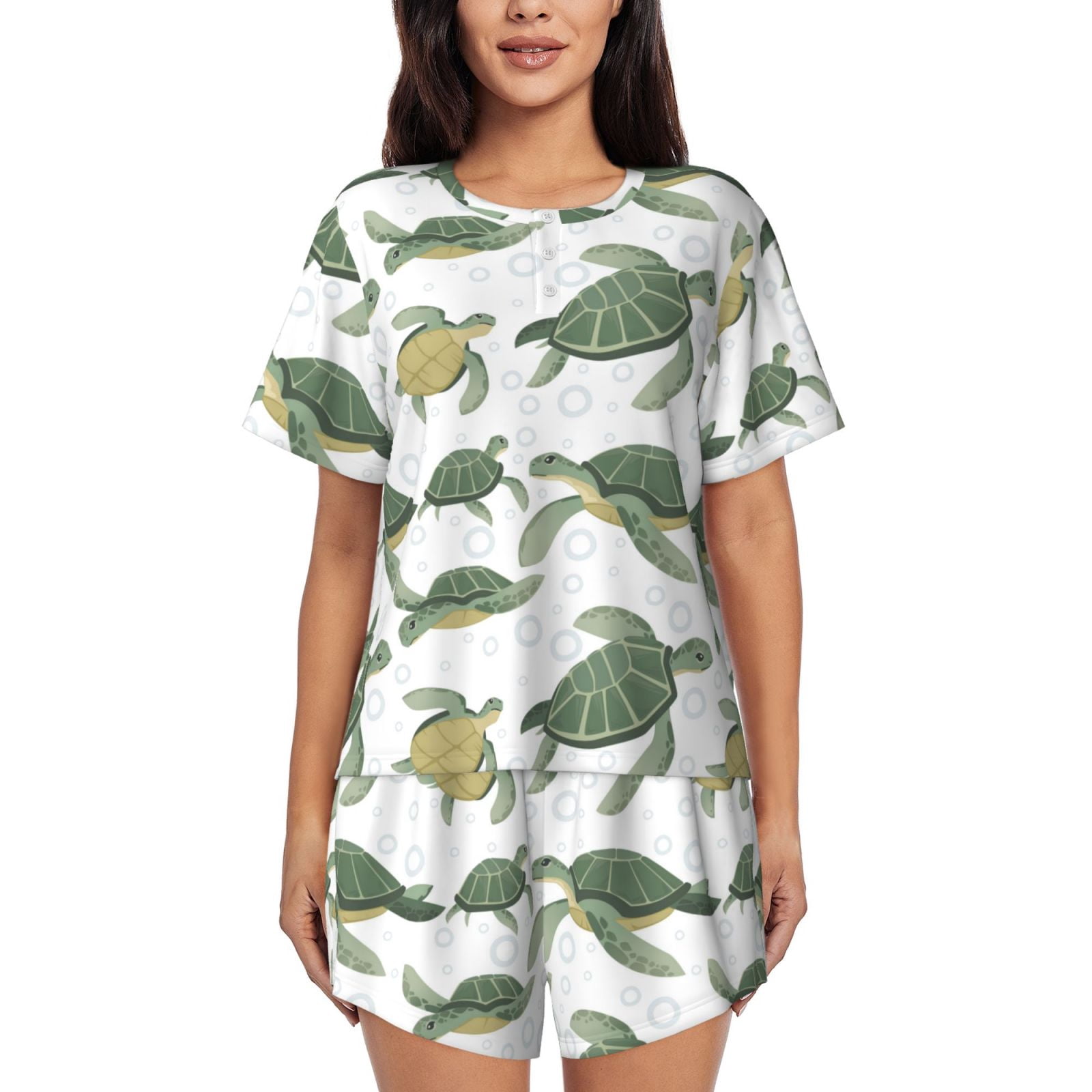 Xecao Cute Turtle print Swimsuit for women, Summer-ready, sporty style ...