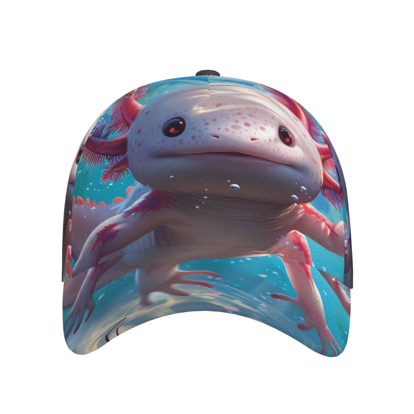 Xecao Cute Underwater Axolotl for Baseball Cap: Unisex, crafted from ...