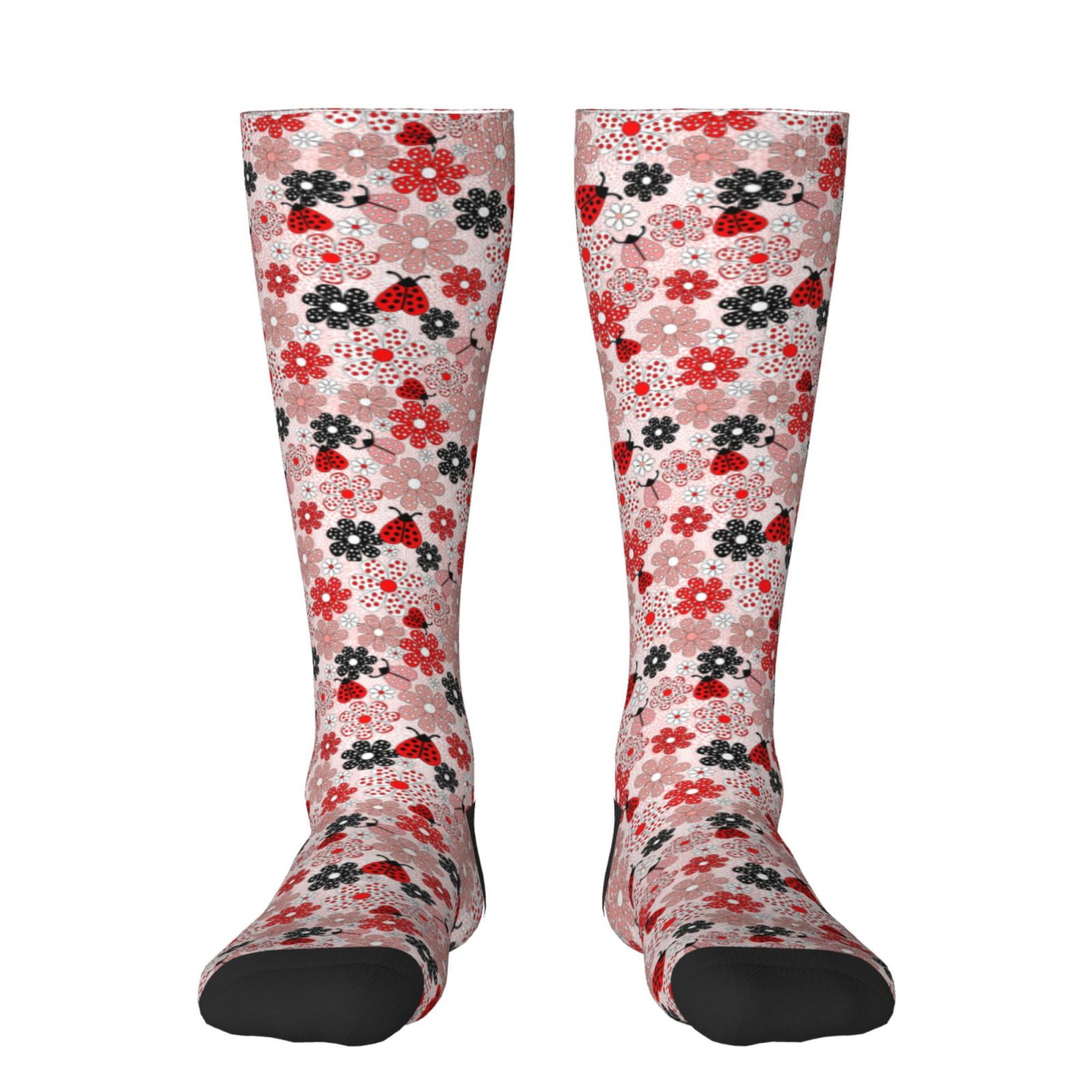 Xecao Cute ladybugs red Print Compression Socks for Both Men And Women ...