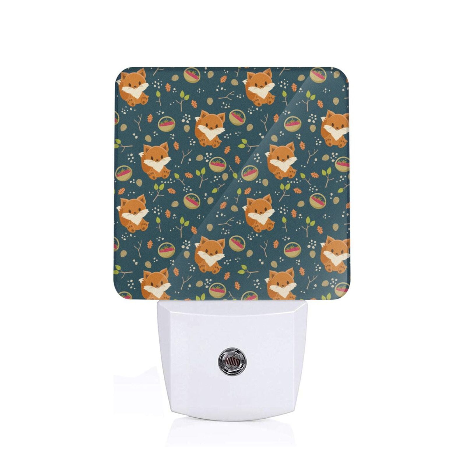 Xecao Cute plant fox for Night Light - a Wall-mounted LED Fixture with ...