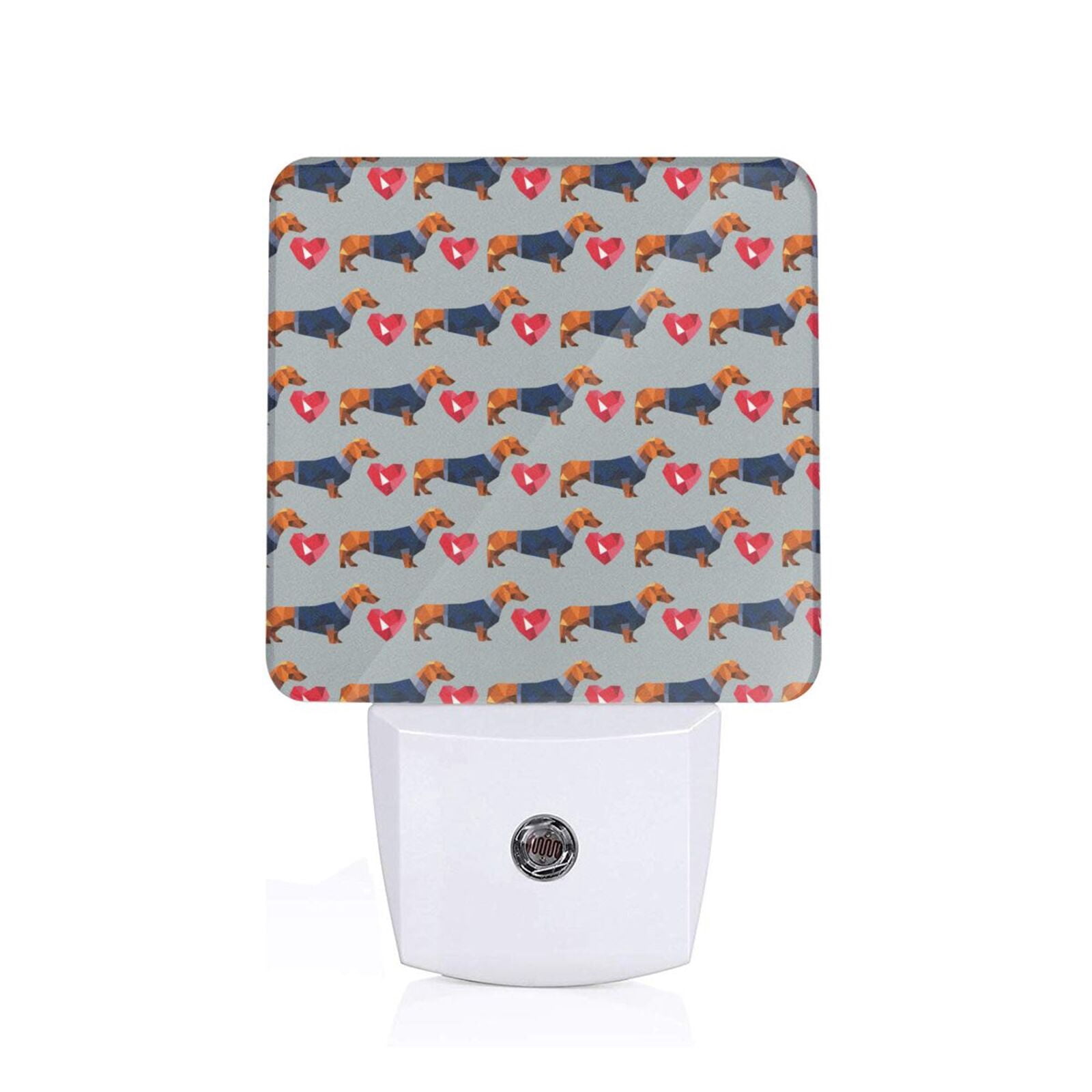 Xecao Dachshund Dog Heart for Night Light - a Wall-mounted LED Fixture ...