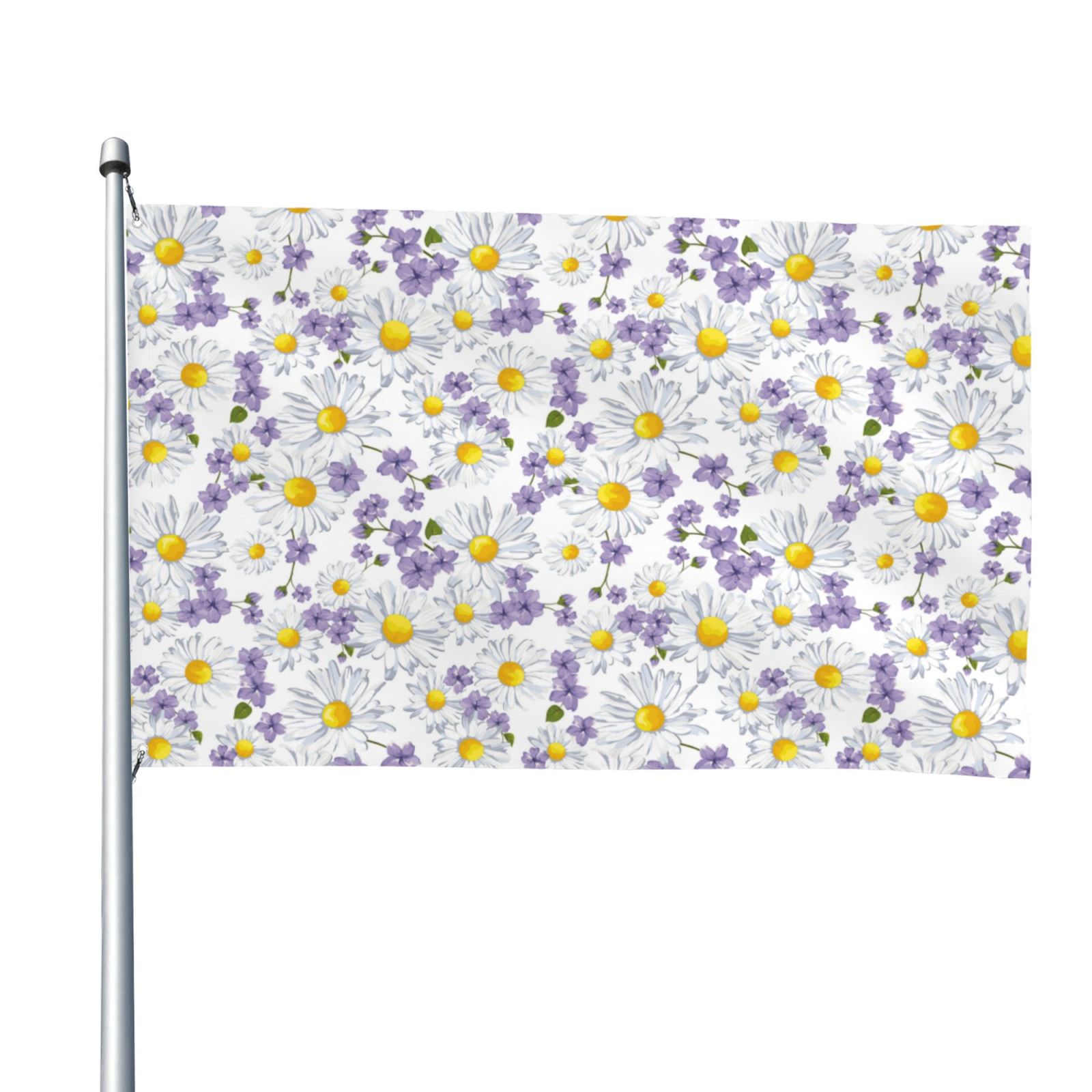 Xecao Daisies Flowers for Longest Lasting Flag, Made From Polyester, UV ...