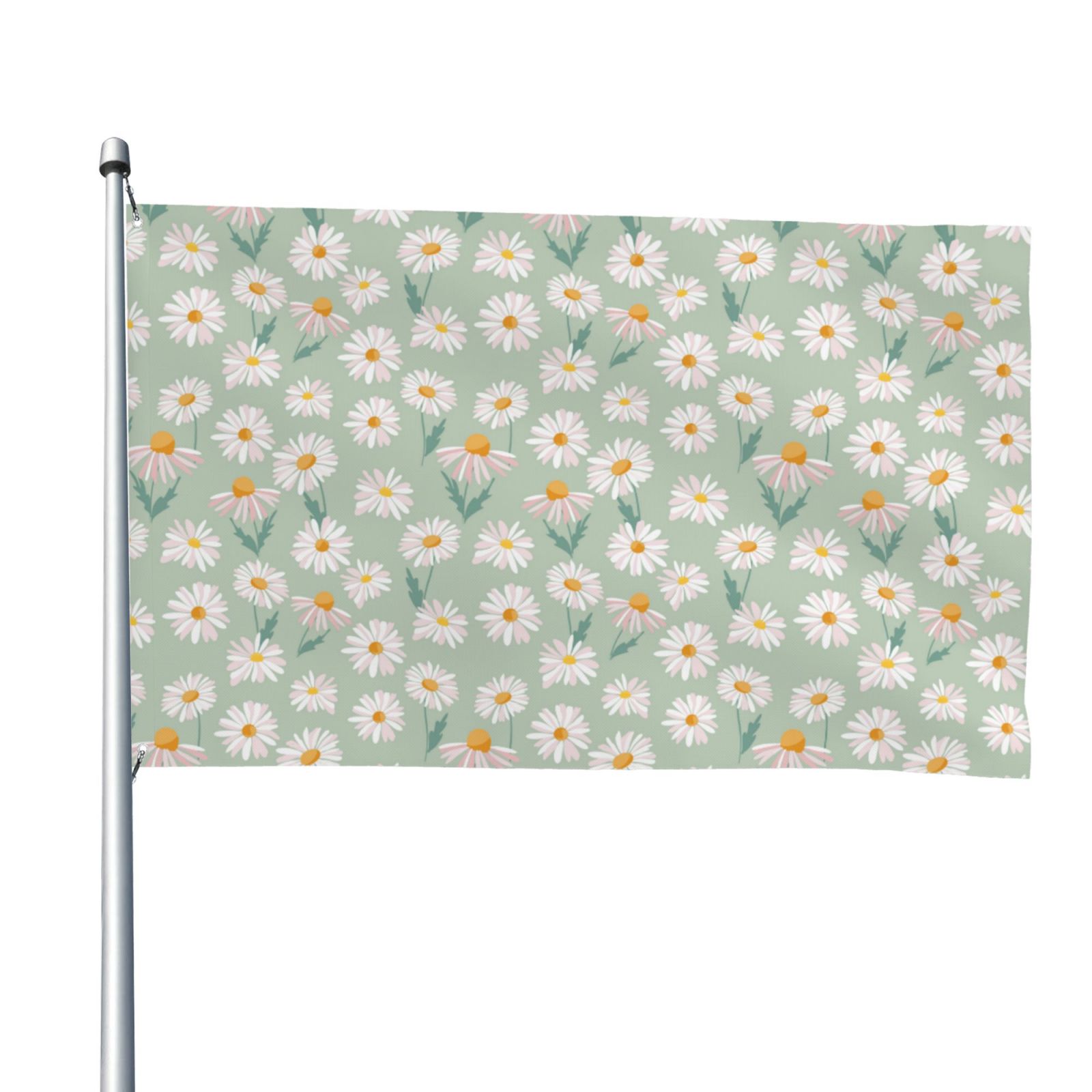 Xecao Daisies Flowers for Longest Lasting Flag, Made From Polyester, UV ...