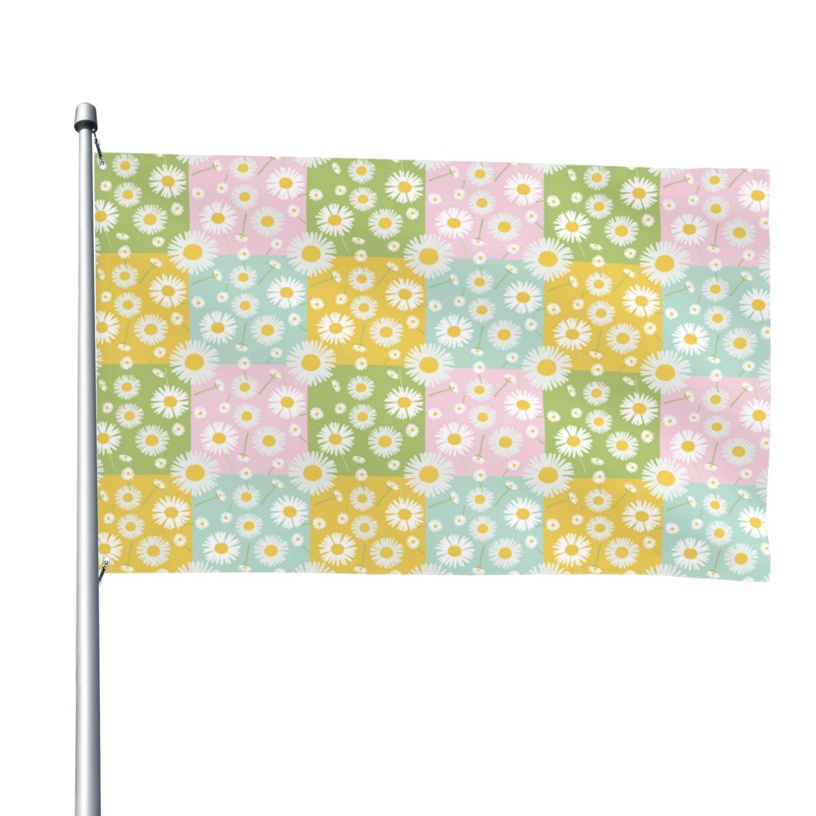 Xecao Daisies Flowers for Longest Lasting Flag, Made From Polyester, UV ...