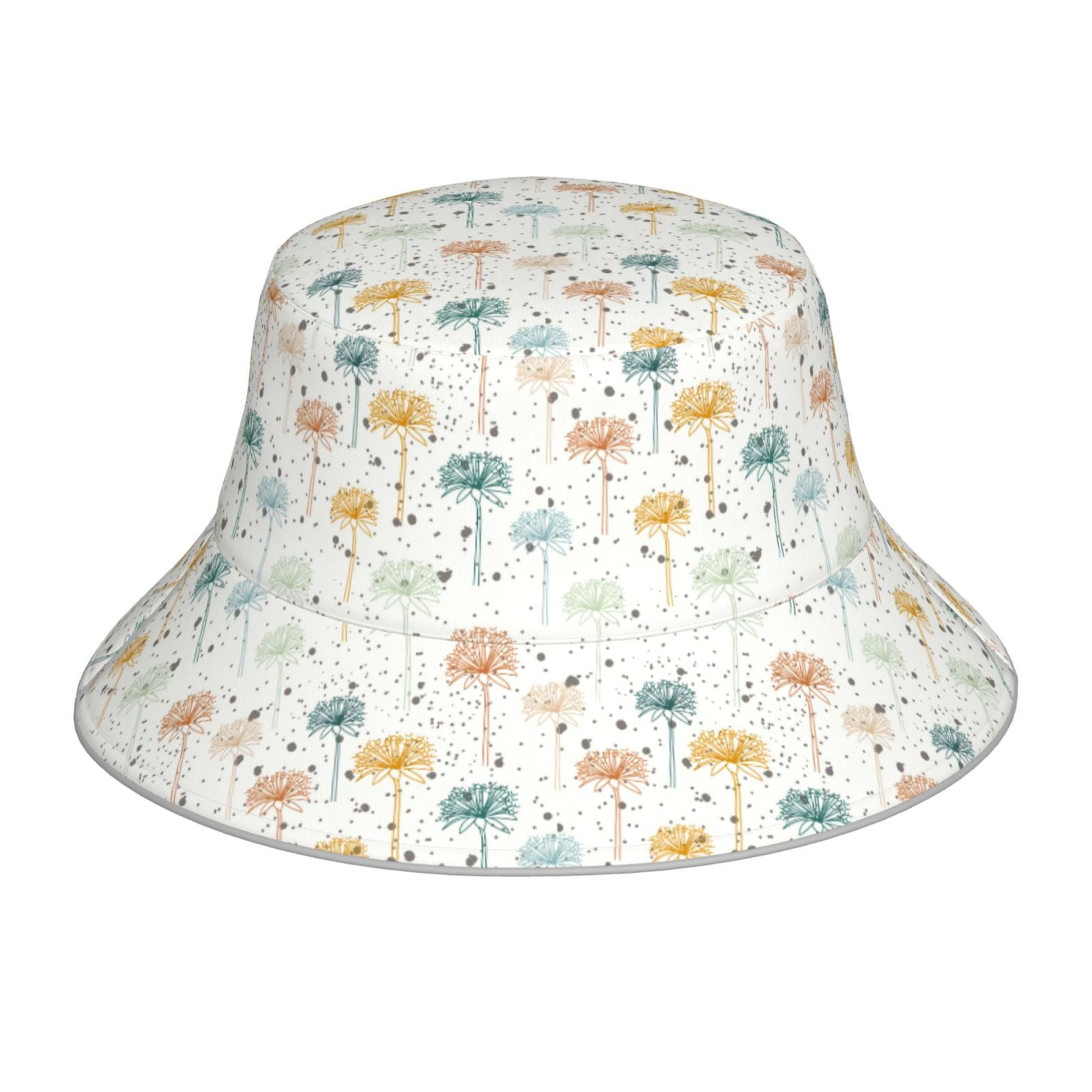 Xecao Dandelion Print Men and Women Night Reflective Hat Runner Cap ...