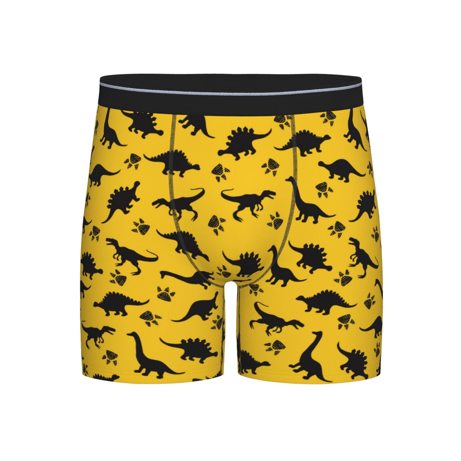 Xecao Dinosaur Print Boxer Briefs for Men's Stretch Moisture-Wicking ...