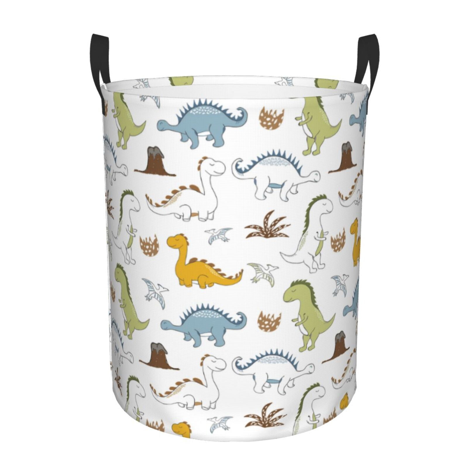 Xecao Dinosaur Print Laundry Hamper Basket,designed for Blanket Storage ...