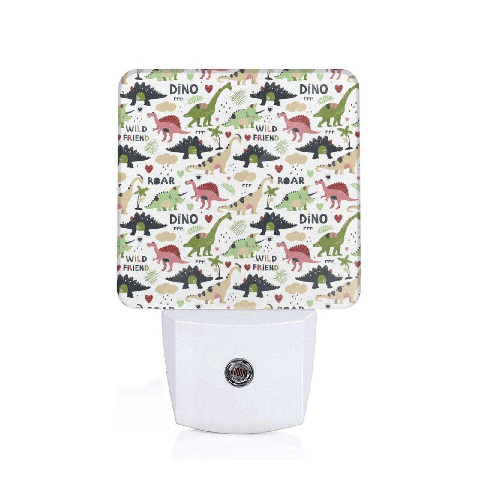 Xecao Dinosaur for Night Light - a Wall-mounted LED Fixture with A Dusk ...
