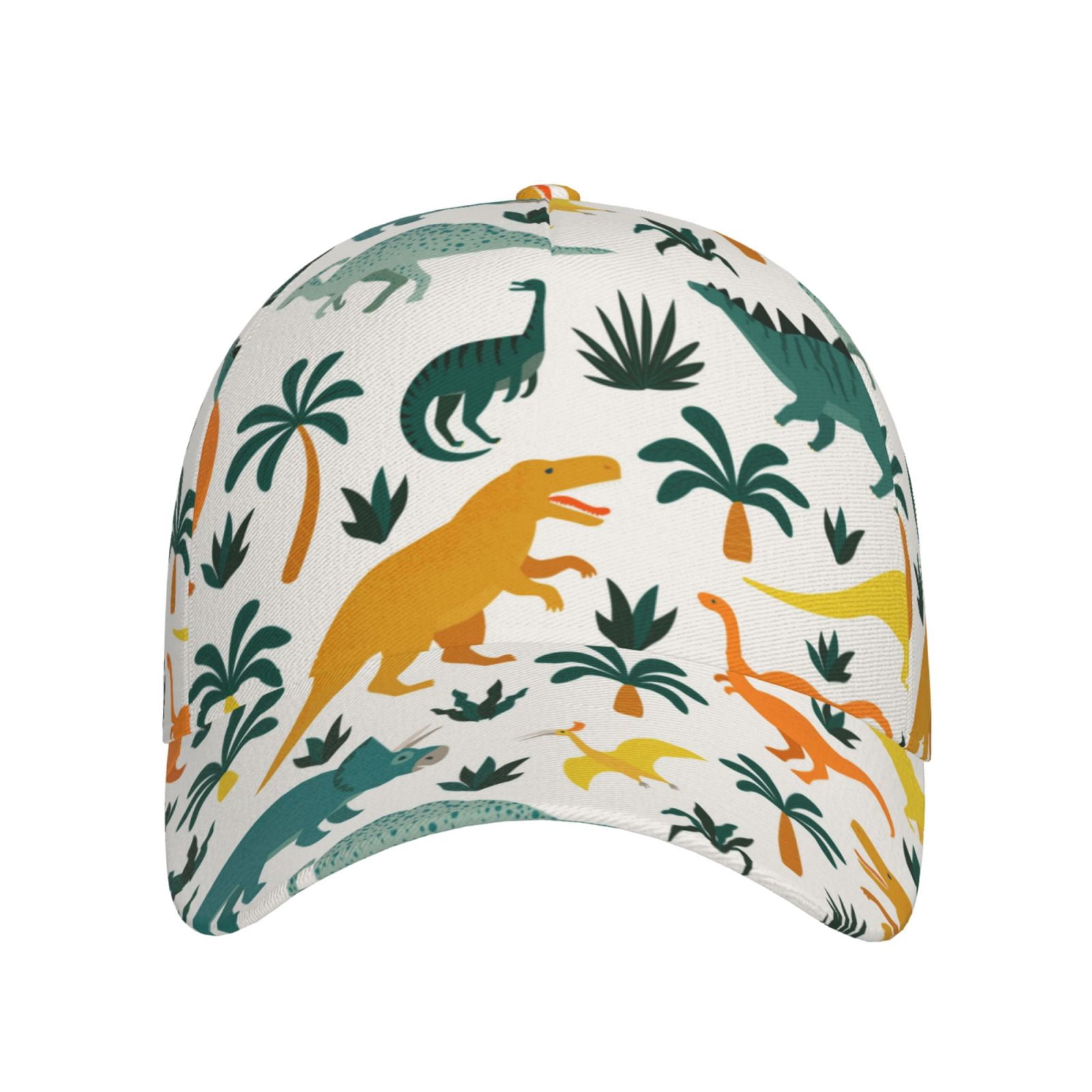 Xecao Dinosaurs and Tropical Leaves for Baseball Cap: Unisex, crafted ...