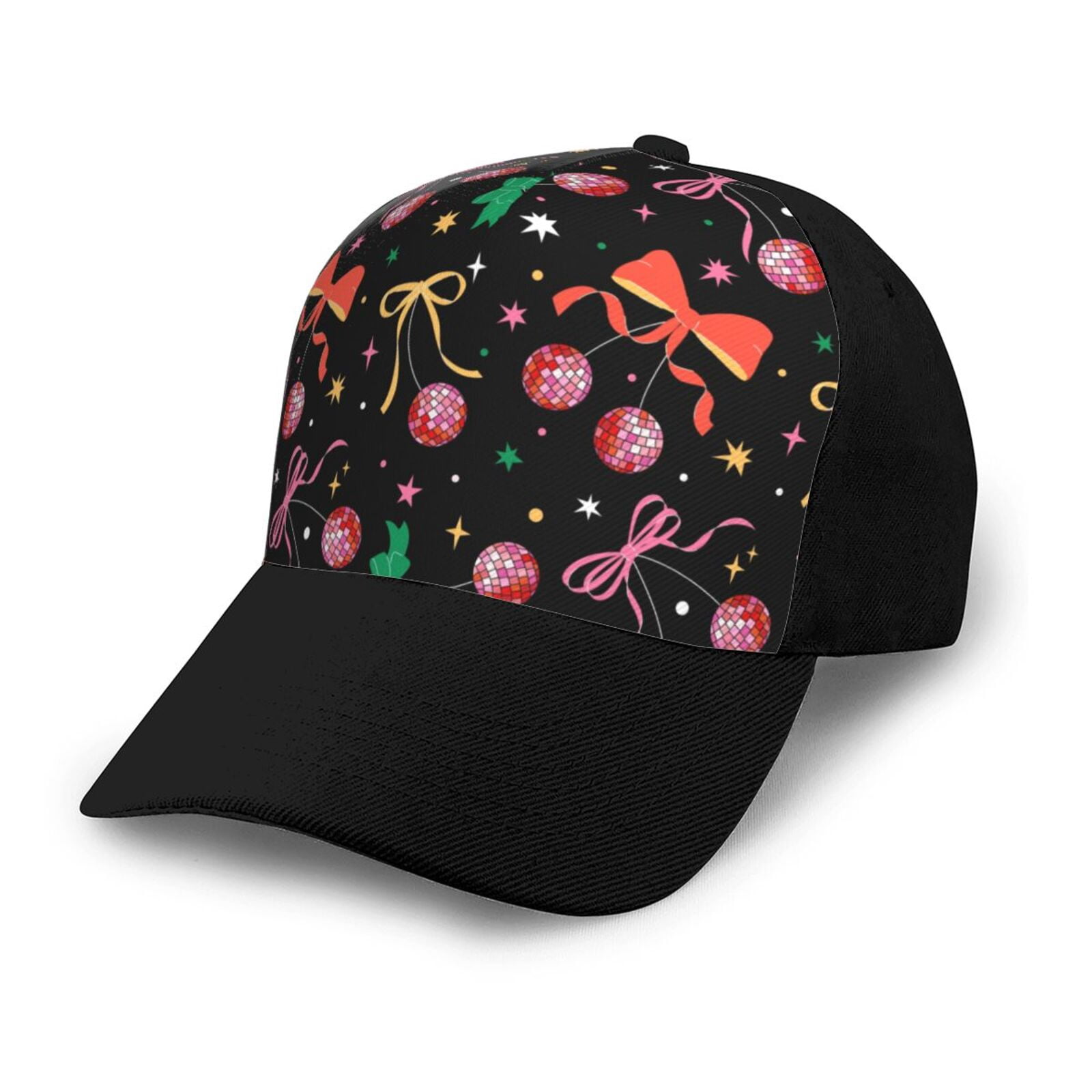 Xecao Disco Mirror Ball print unisex vintage washed baseball cap, a ...
