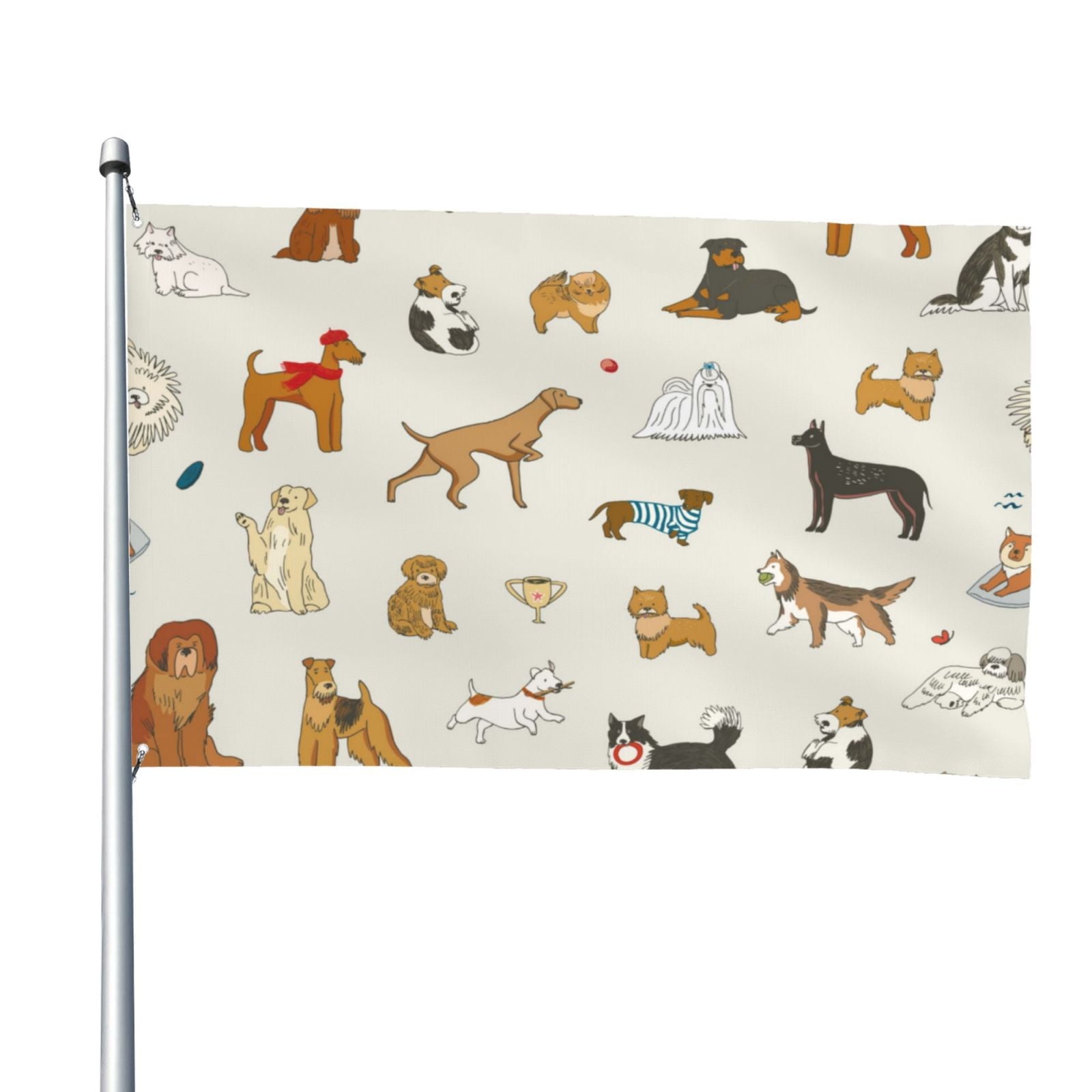 Xecao Dogs Funny Pets for Longest Lasting Flag, Made From Polyester, UV ...