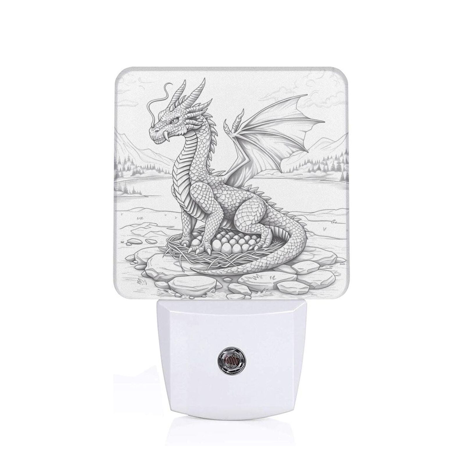 Xecao Dragon Nest Sketch for Night Light - a Wall-mounted LED Fixture ...