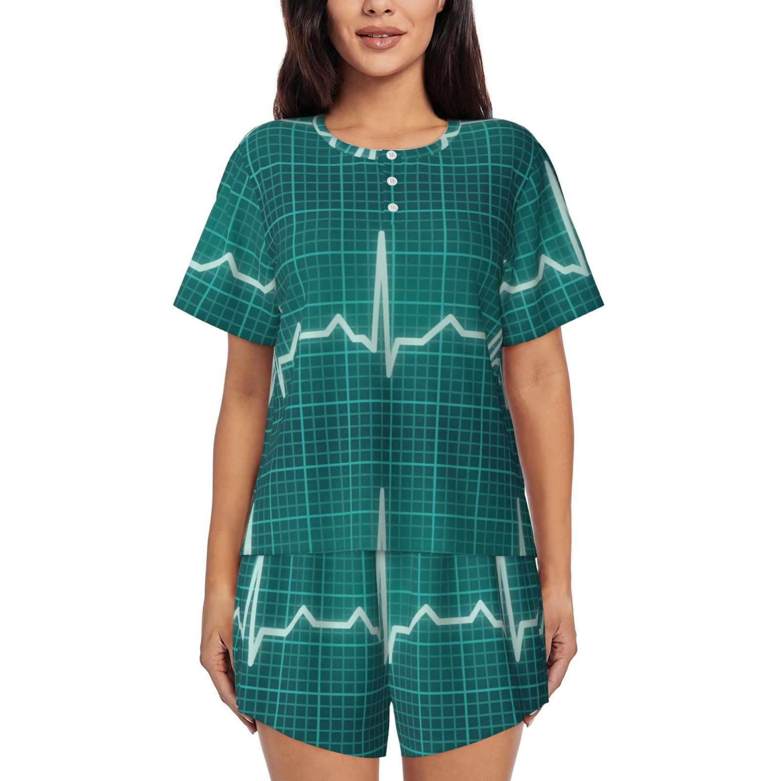 Xecao ECG Wave print Swimsuit for women, Summer-ready, sporty style ...
