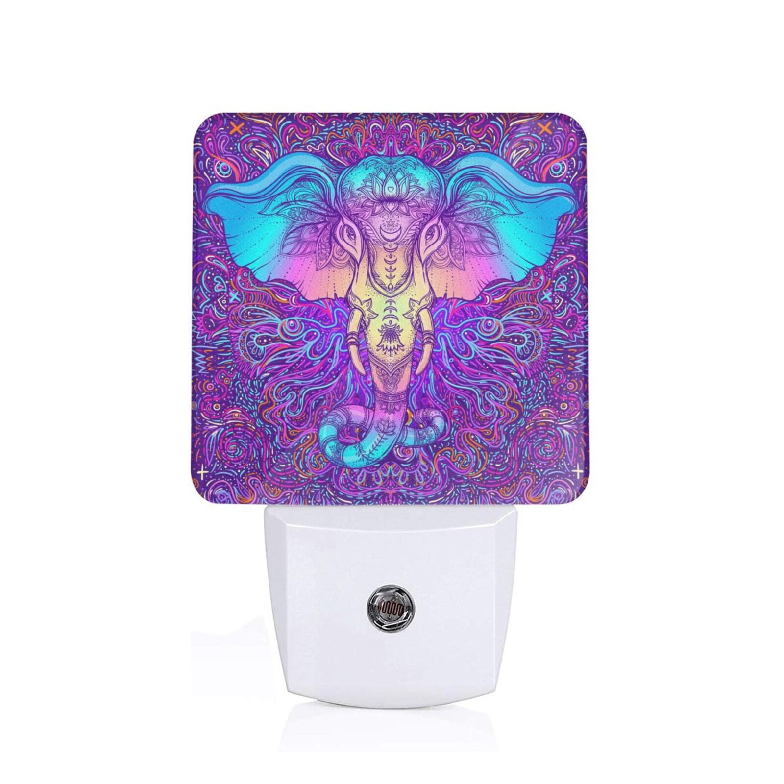 Xecao Elephant in Tribal Style for Night Light - a Wall-mounted LED ...