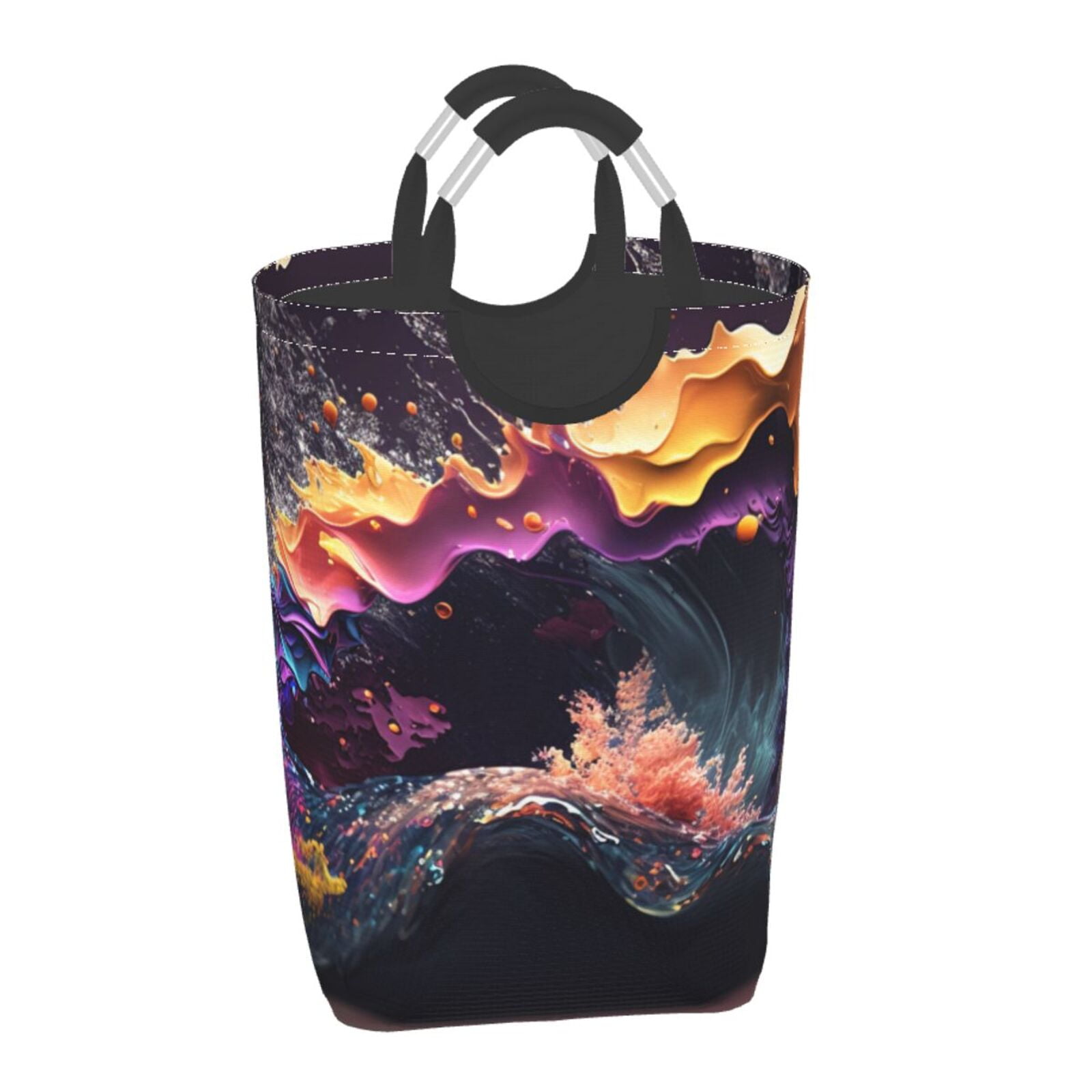 Xecao Explosive Fluid Splash Art for Laundry Basket,Collapsible Large ...