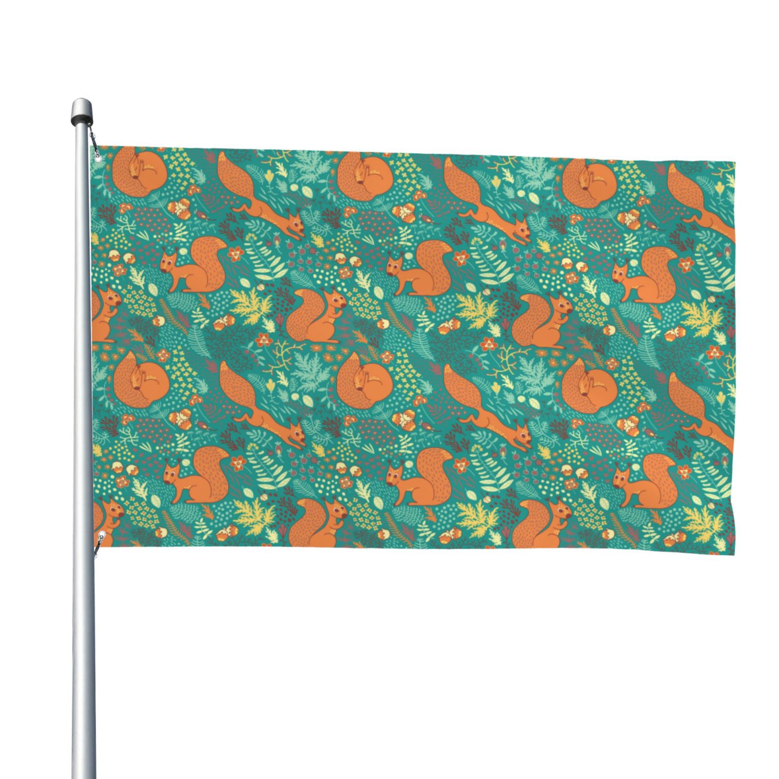 Xecao Fall Forest Squirrel for Longest Lasting Flag, Made From ...