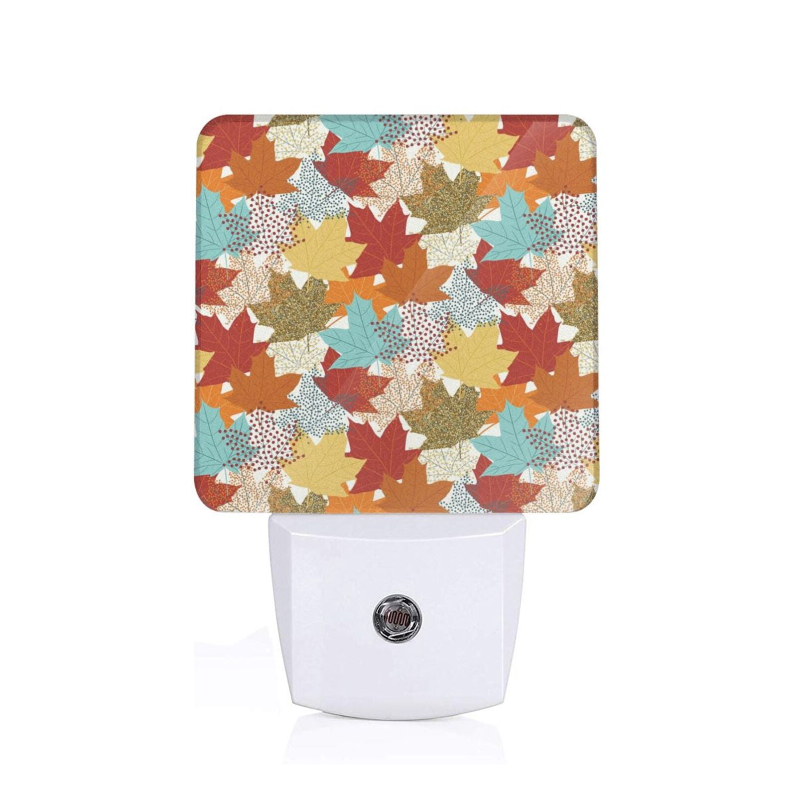 Xecao Fall Maple Leaves for Night Light - a Wall-mounted LED Fixture ...