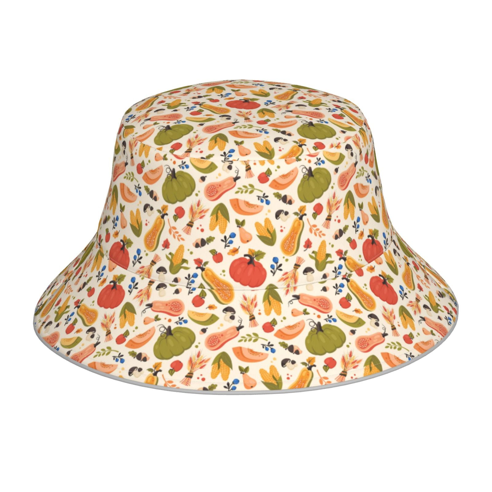 Xecao Fall Pumpkin Print Men and Women Night Reflective Hat Runner Cap ...