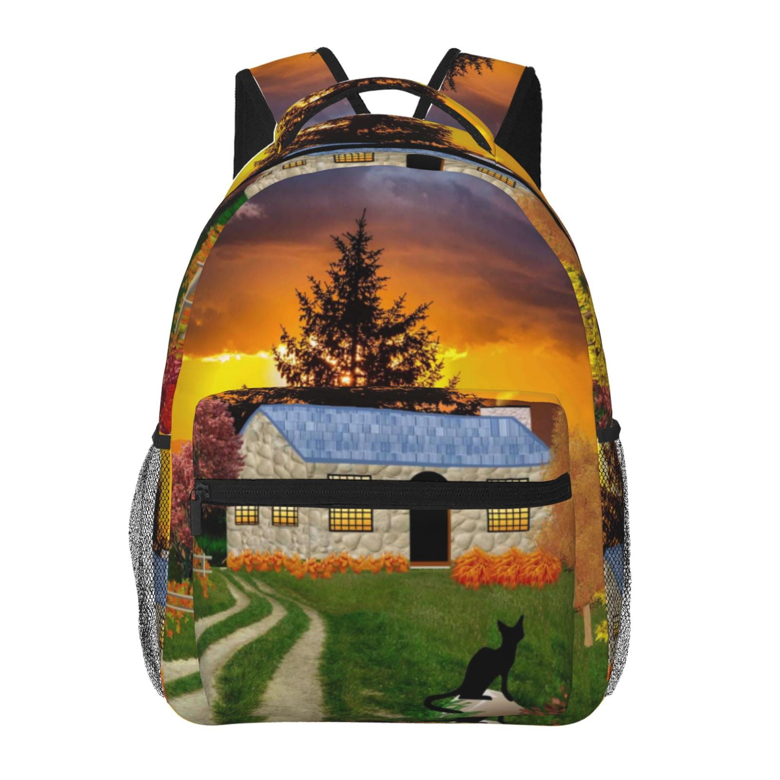 Xecao Fall Village Scenery Backpack, a stylish and functional choice ...