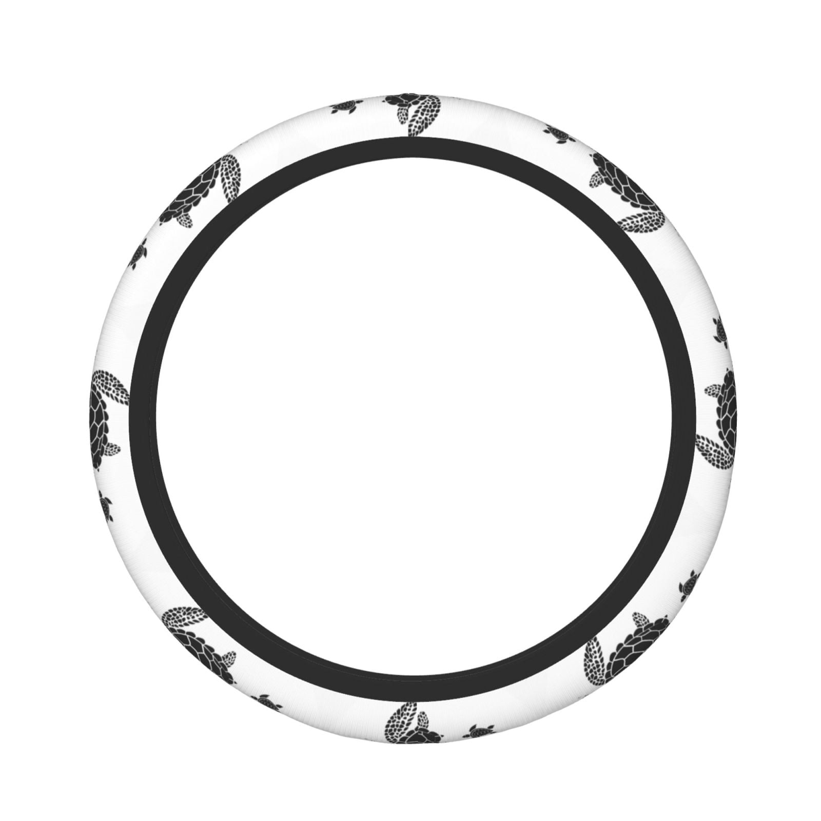 Xecao Family Of Sea Turtles patten Stretch Elastic Steering Wheel Cover ...