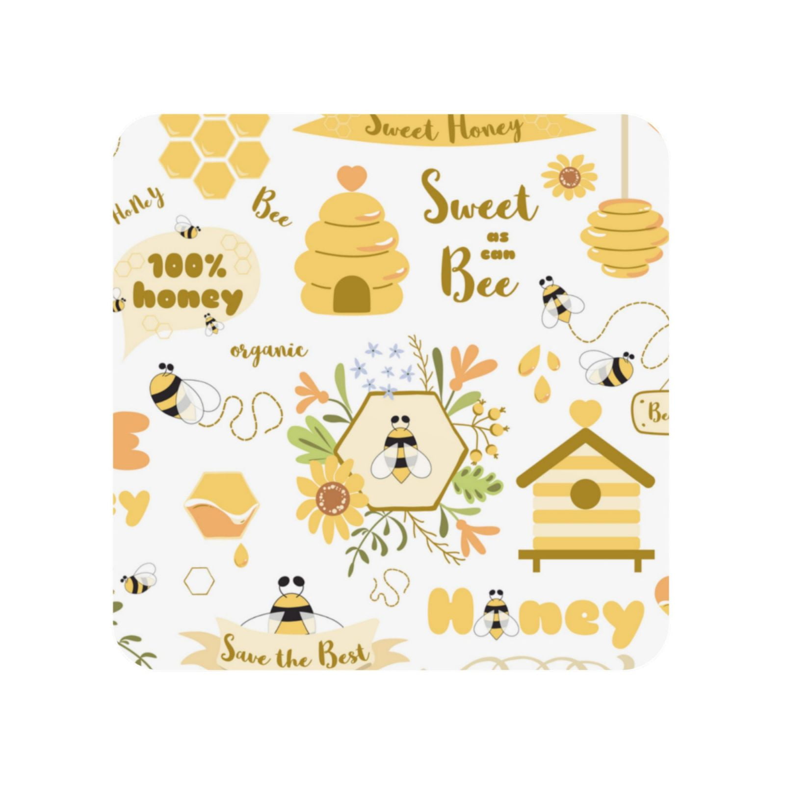 Xecao Farm Bee Cute Honey for Fridge Magnets - Fun Decorative ...