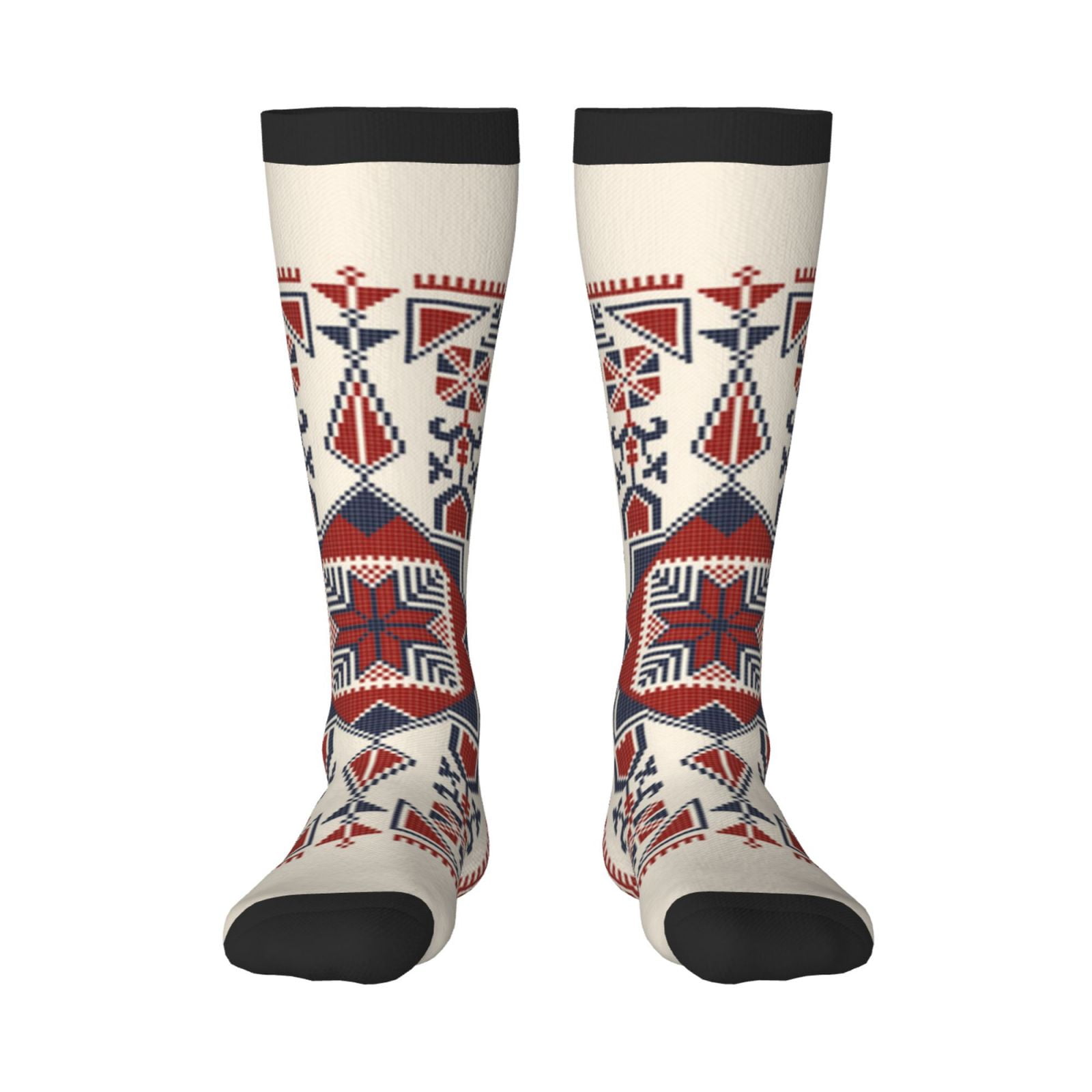 Xecao Fashion Tatreez1 Print Compression Socks for Both Men And Women ...