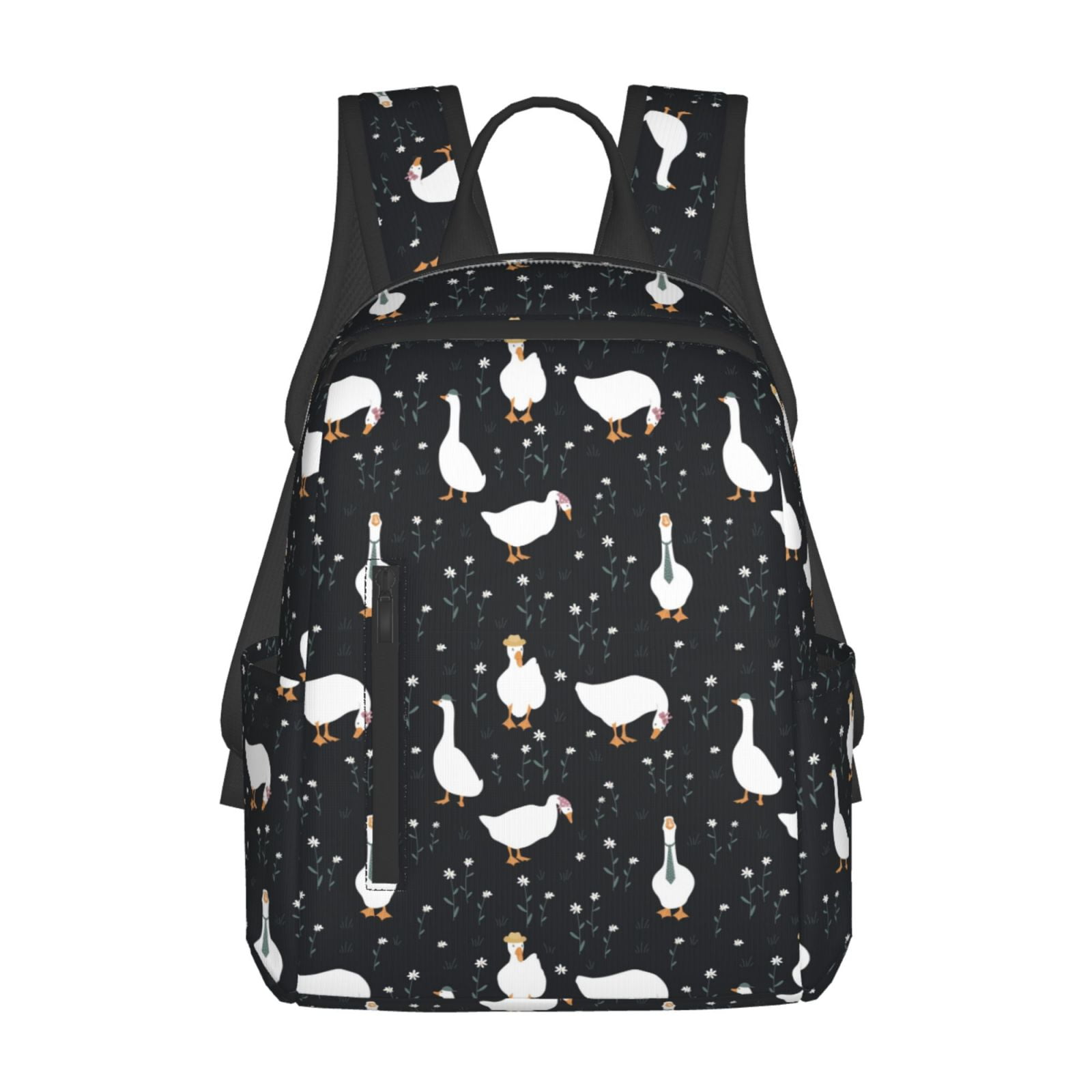 Xecao Fashionable Goose print Backpack For women men Aesthetic ...