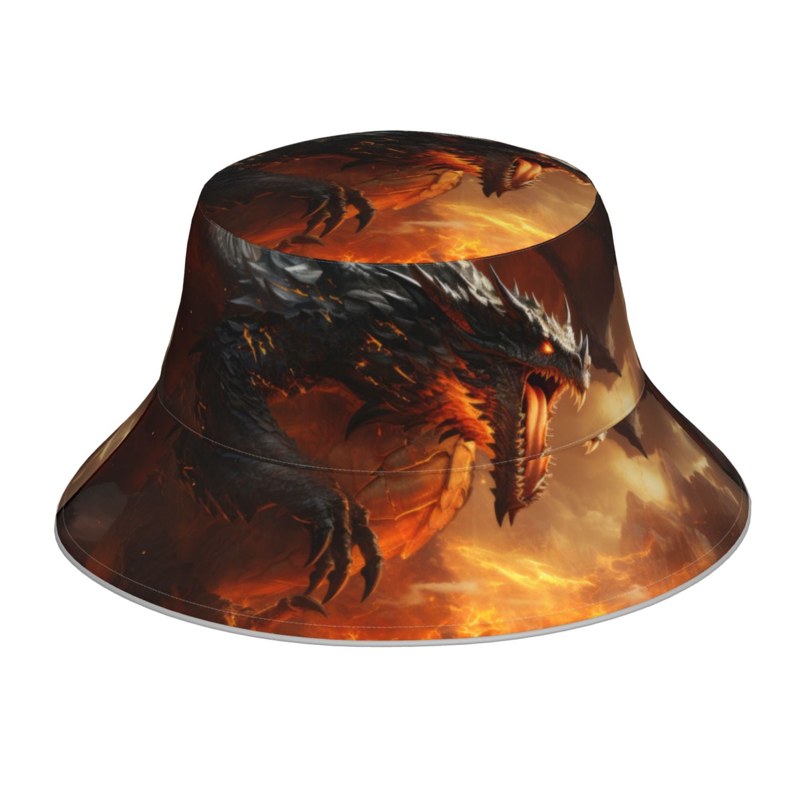 Xecao Fiery Dragon Of Chaos Print Men and Women Night Reflective Hat ...