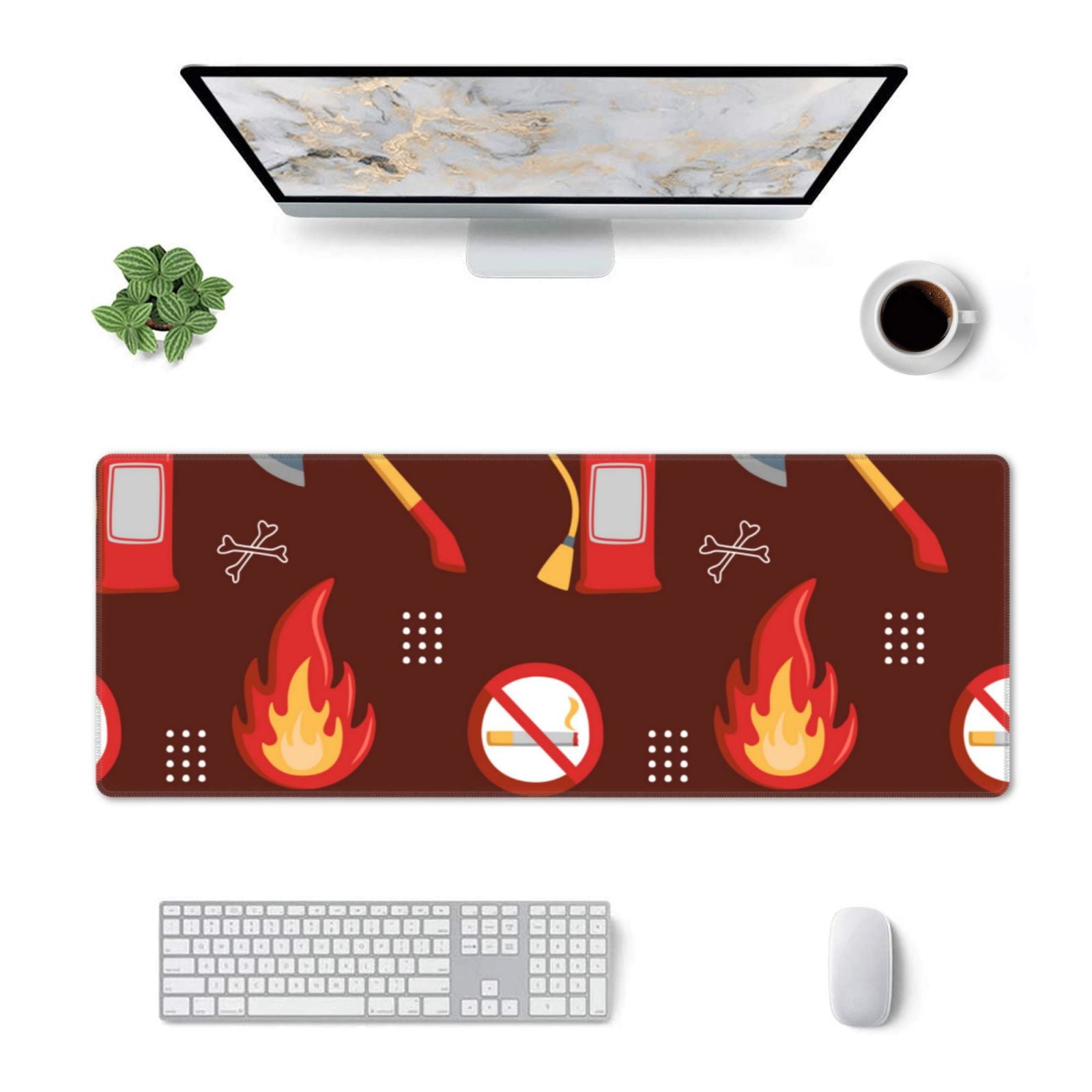 Xecao Fire Extinguisher for Mouse Pad - Waterproof Extended Contour ...
