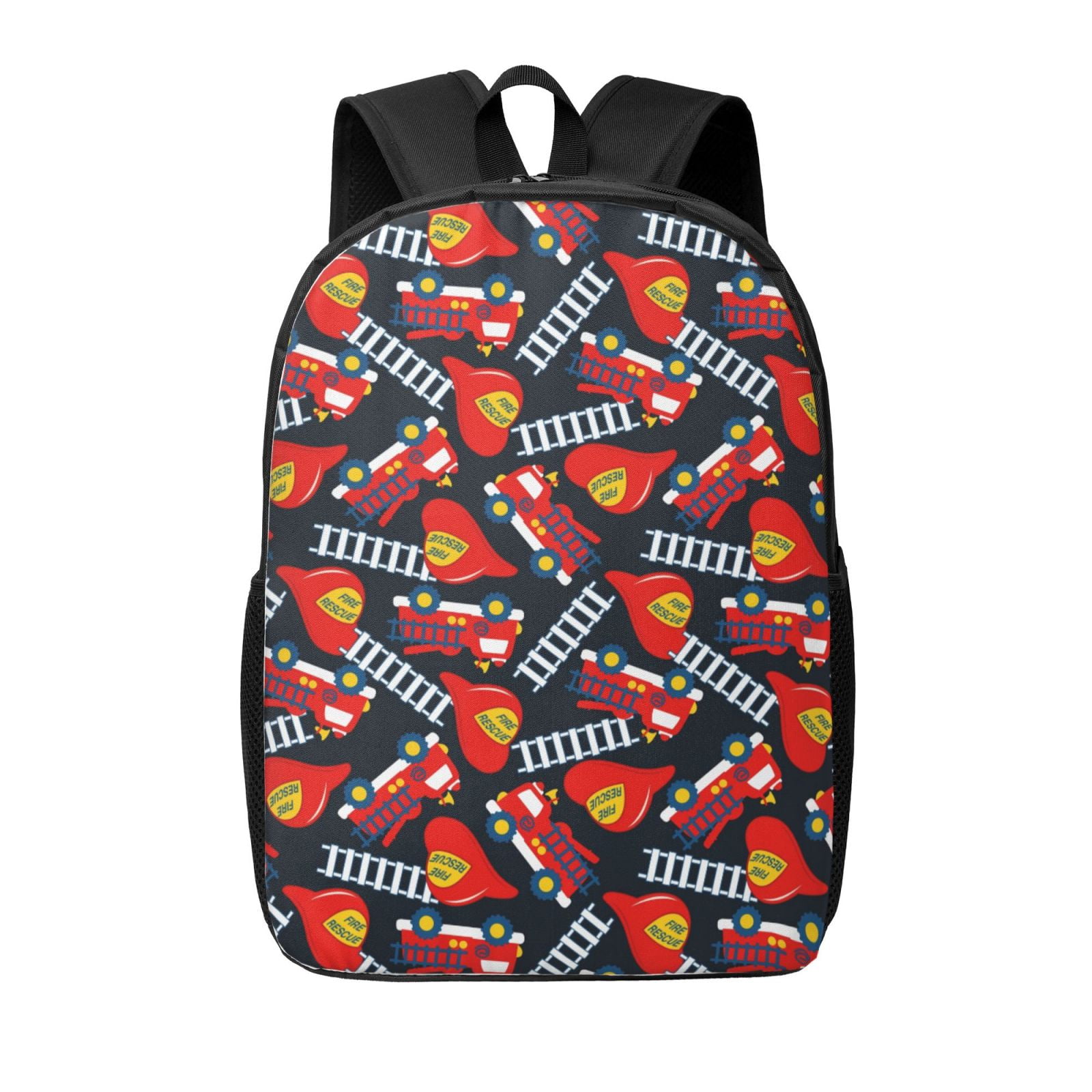 Xecao Fire Rescue With Red Helmet And Truck print Travel Backpack ...