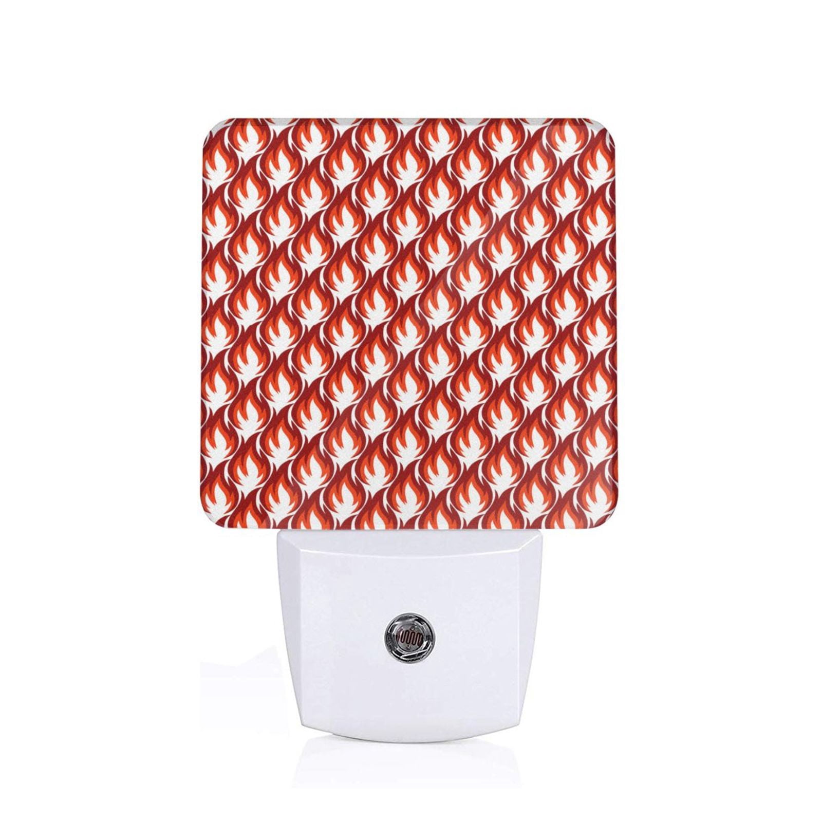 Xecao Fire Symbols for Night Light - a Wall-mounted LED Fixture with A ...