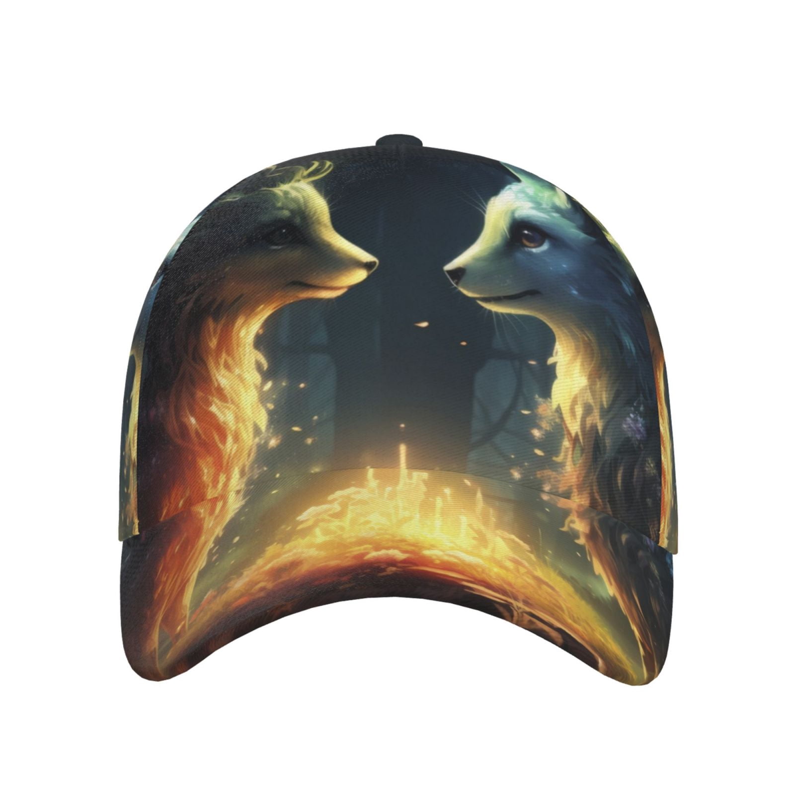 Xecao Firefly Forest Fox for Baseball Cap: Unisex, crafted from classic ...