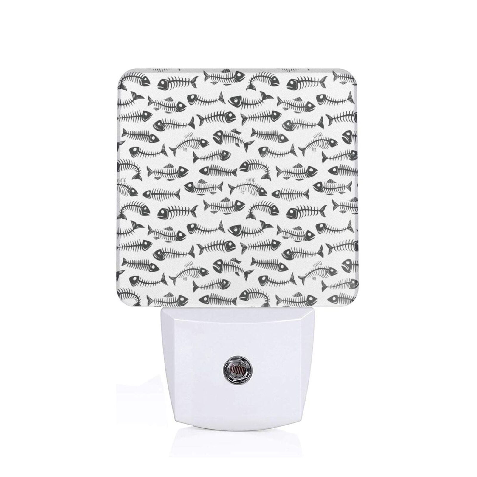 Xecao Fish Bones for Night Light - a Wall-mounted LED Fixture with A ...