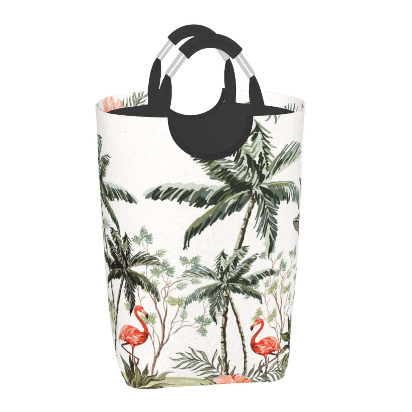 Xecao Flamingo Palm Trees for Laundry Basket,Collapsible Large Laundry ...