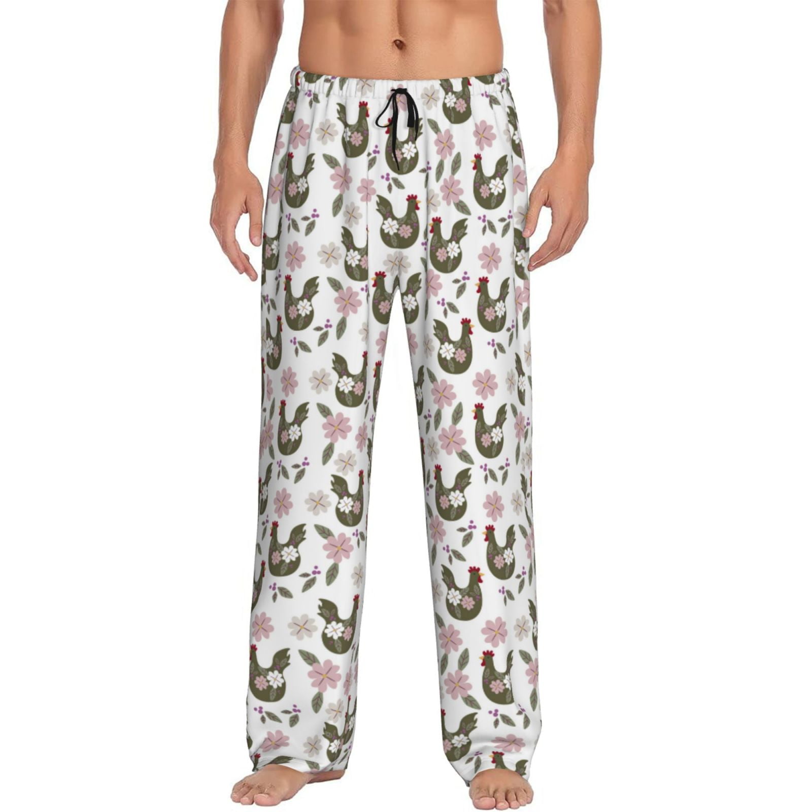 Xecao Flowe Rooster Men's Straight Lounge Pajama Pants: The Ultimate in ...
