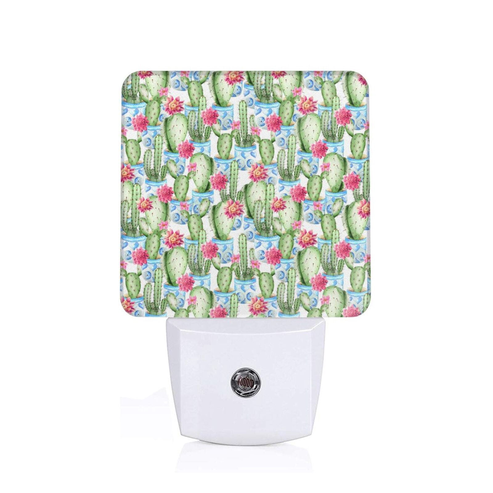 Xecao Flowers and Cactus for Night Light - a Wall-mounted LED Fixture ...