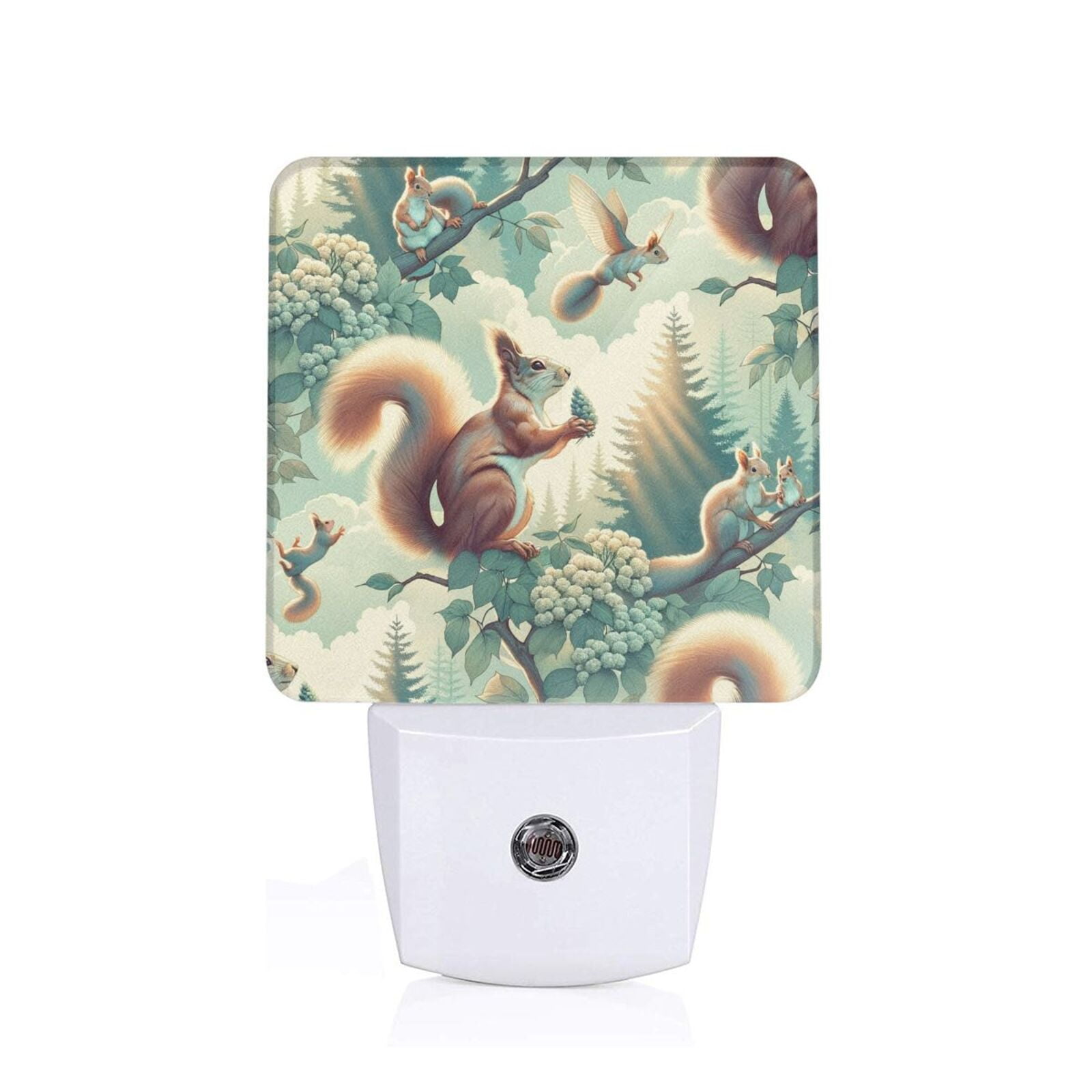 Xecao Forest squirrel surreal for Night Light - a Wall-mounted LED ...