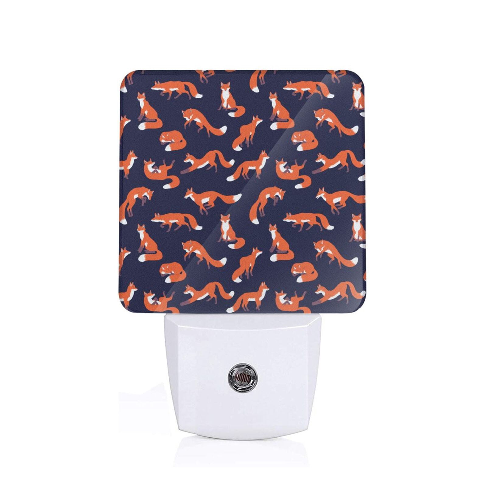 Xecao Foxes In Different Poses for Night Light - a Wall-mounted LED ...