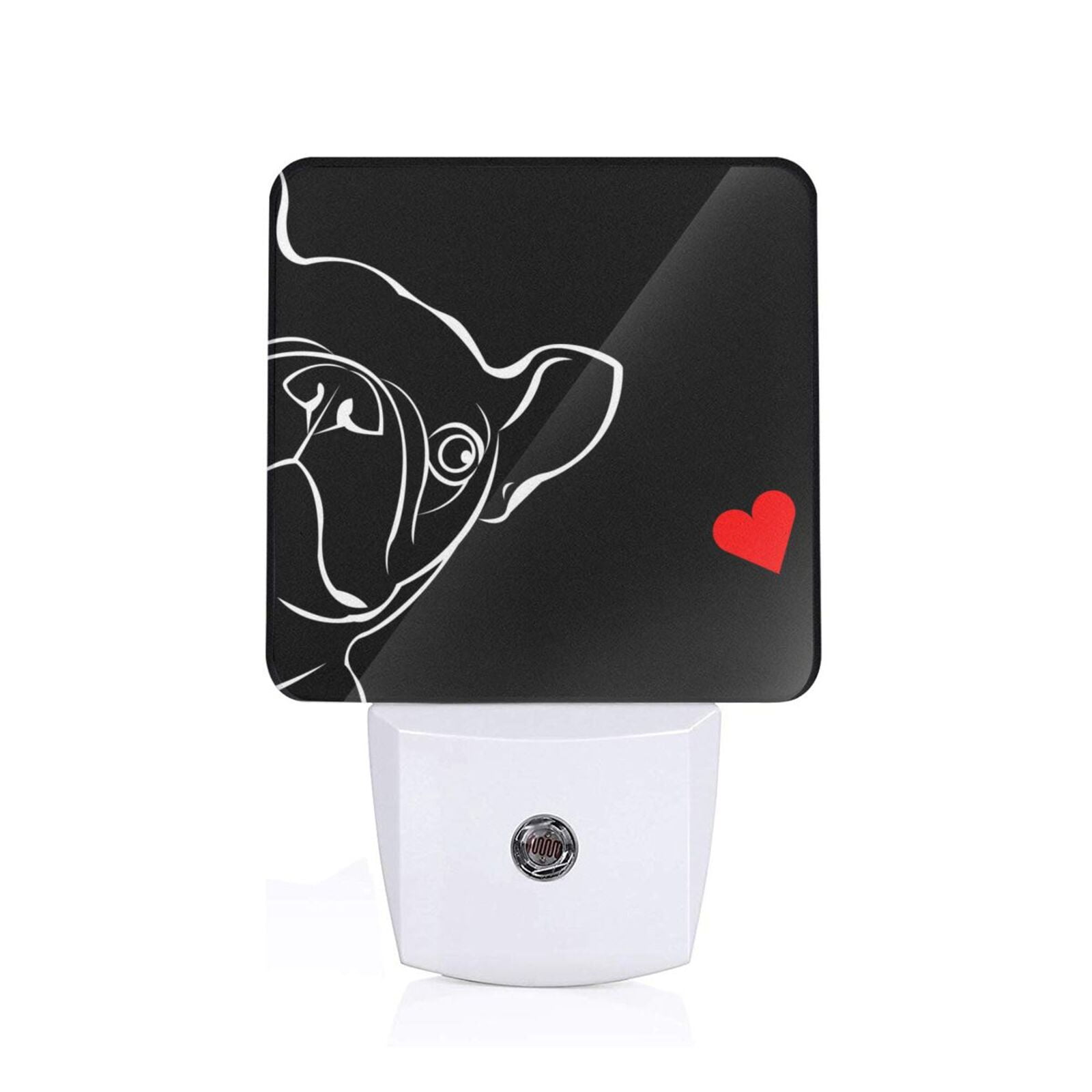 Xecao French Bulldog for Night Light - a Wall-mounted LED Fixture with ...