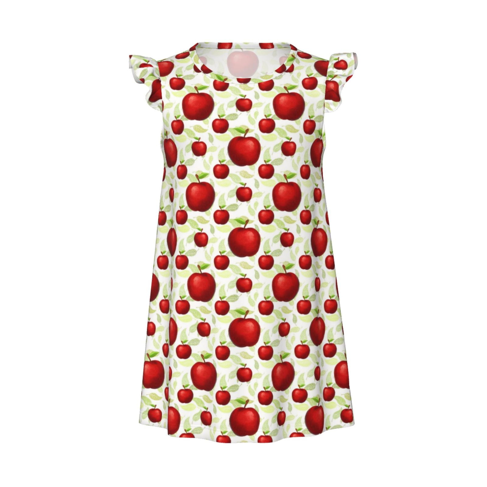 Xecao Fruit Apples Nightgowns for Girls: Elegant Princess Pajama ...