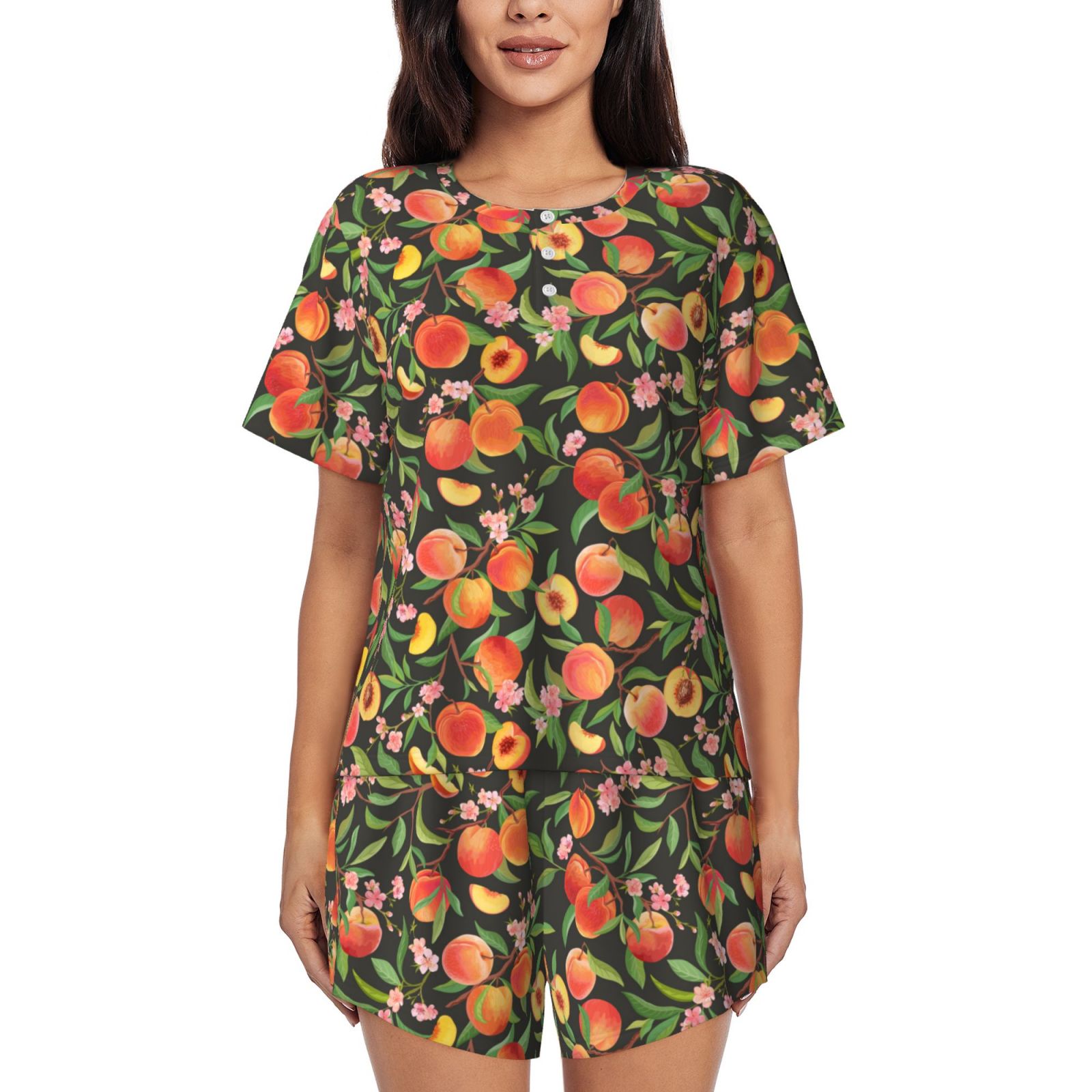 Xecao Fruits Peach print Swimsuit for women, Summer-ready, sporty style ...