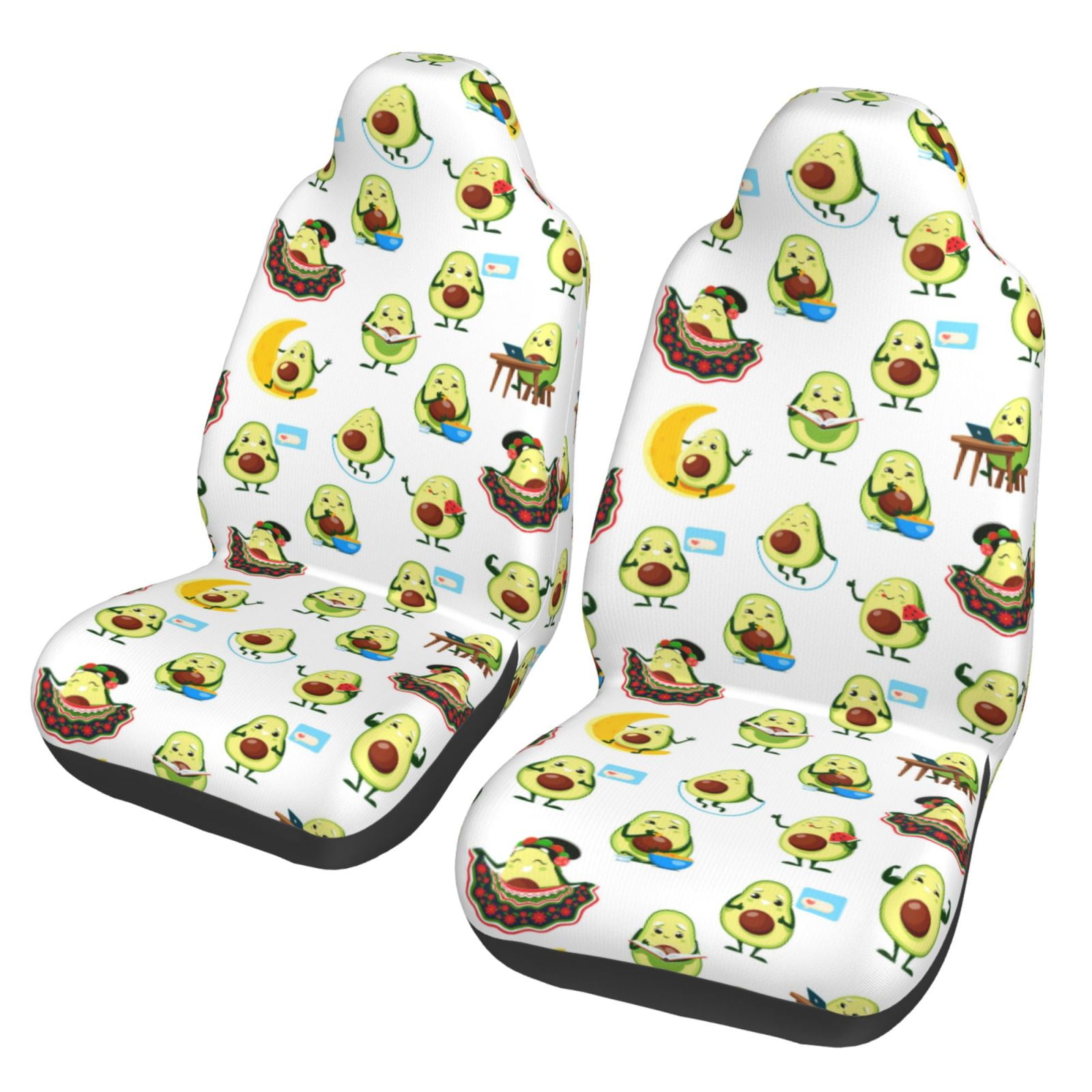Xecao Funny Avocado In Mexican Clothes Print Car Seat Cover in That ...